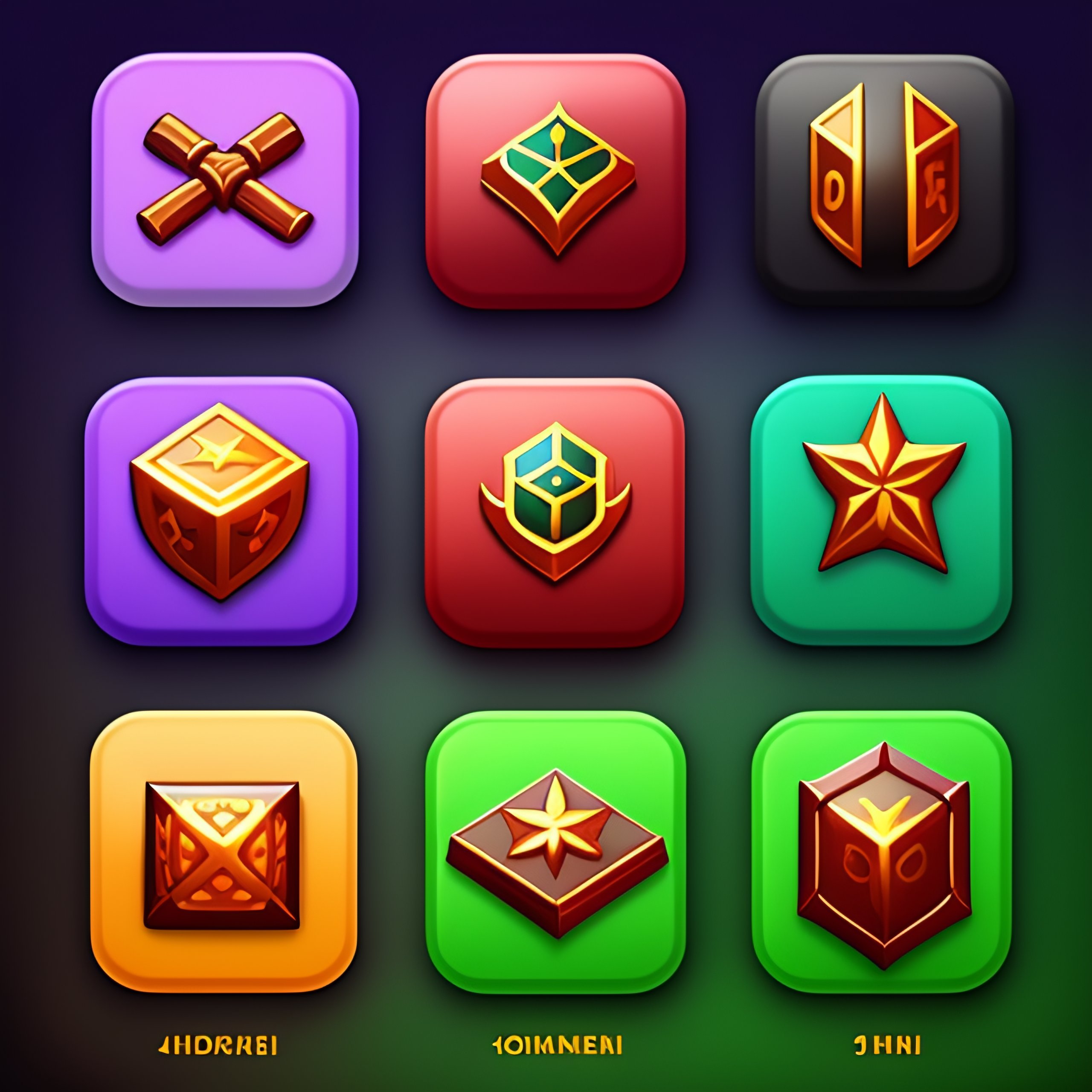 Lexica - Stylized RPG game icons skill