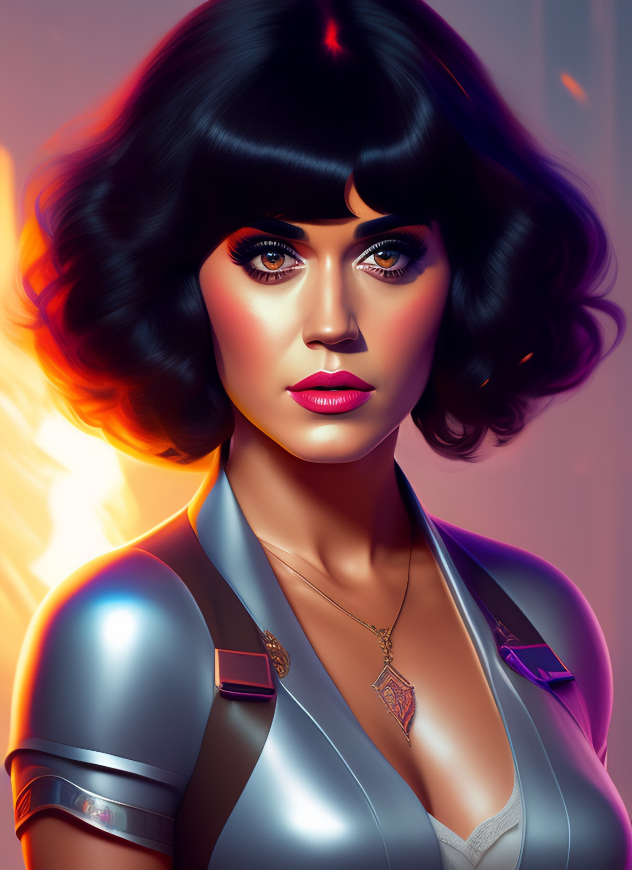 Lexica - Portrait of Katy Perry as Dora the Explorer, highly detailed ...