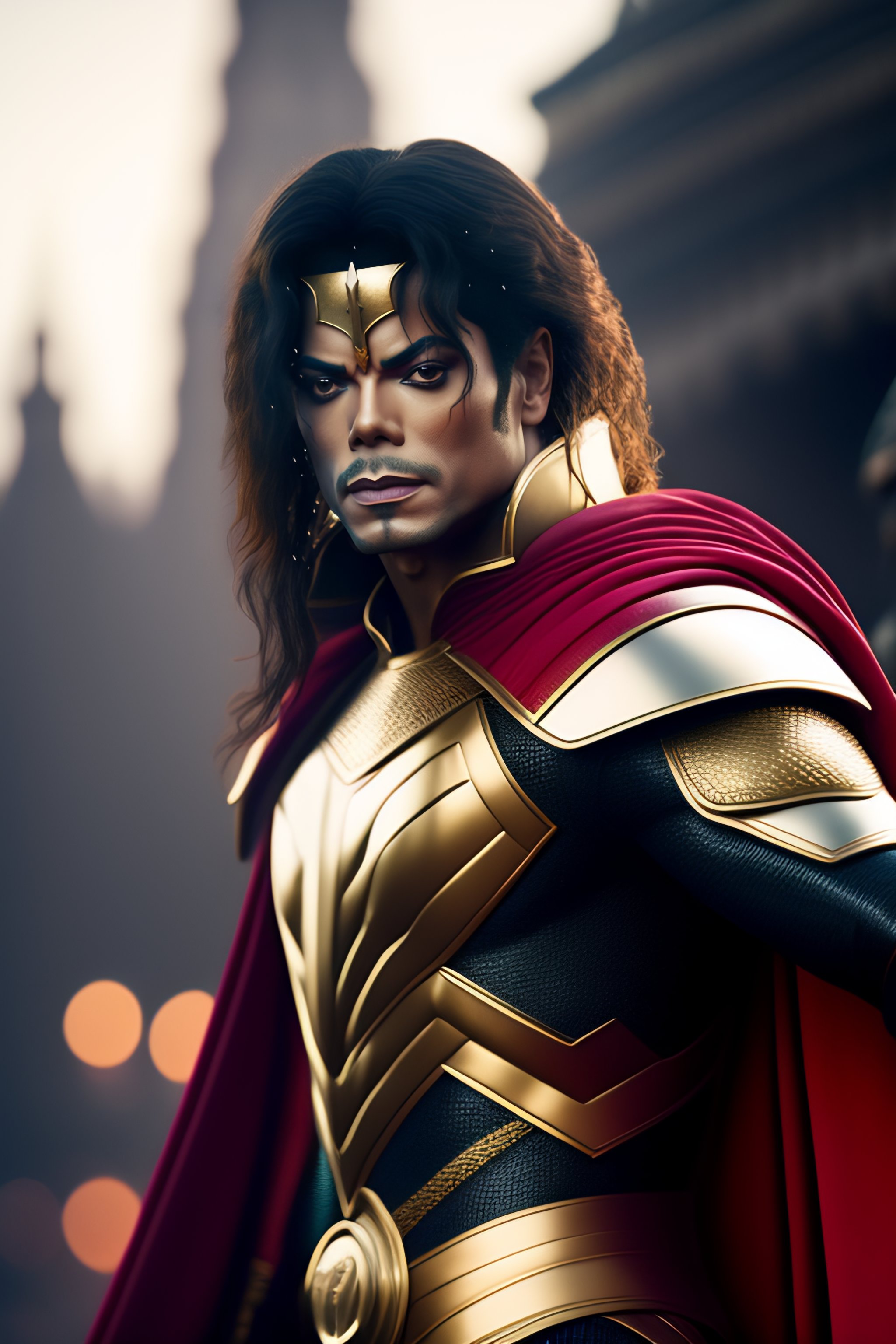 Lexica - Michael jackson as thor, 4 k, high detailed style, detailed ...