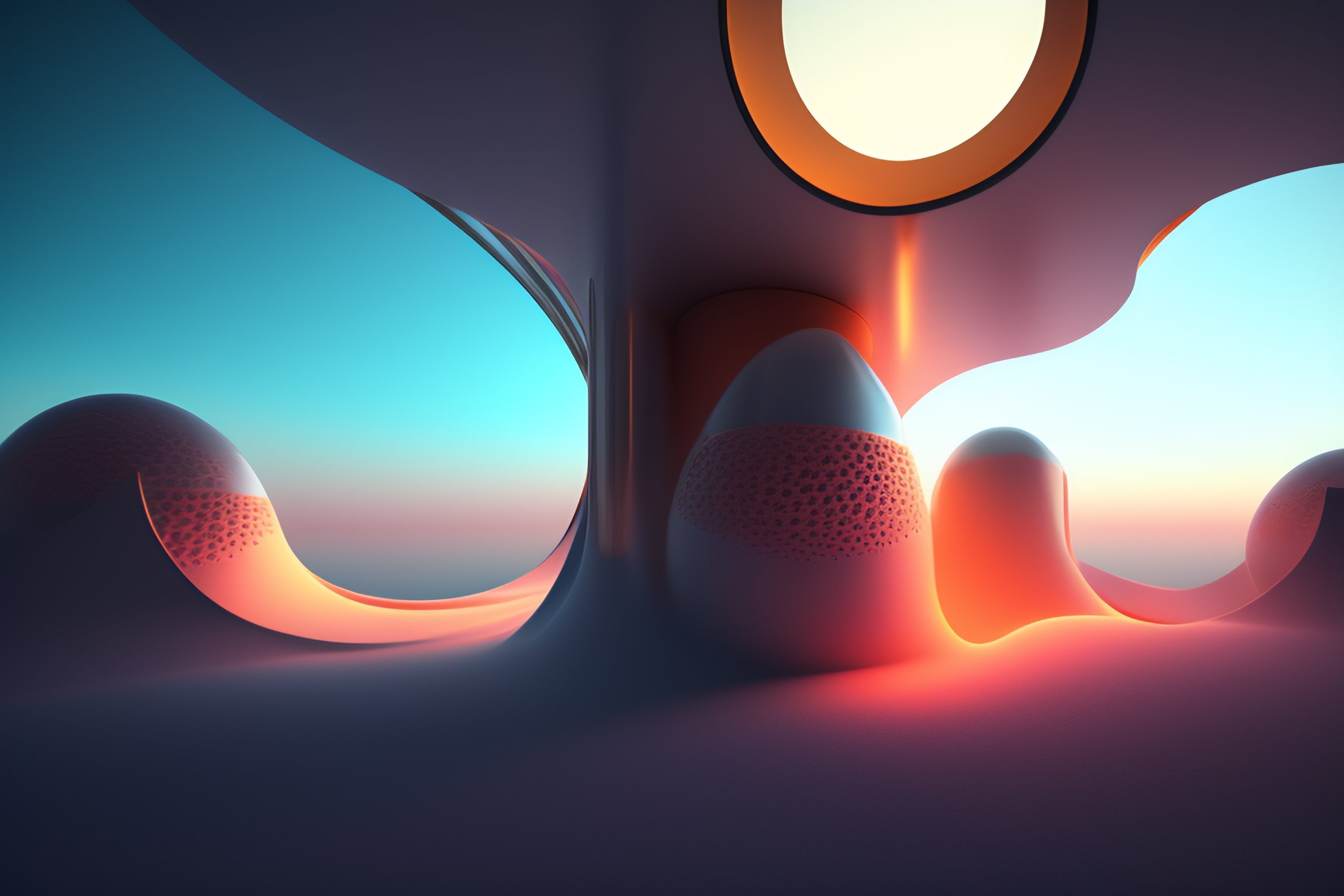 Lexica - Organic cellular molecular environment 3d render, beeple ...