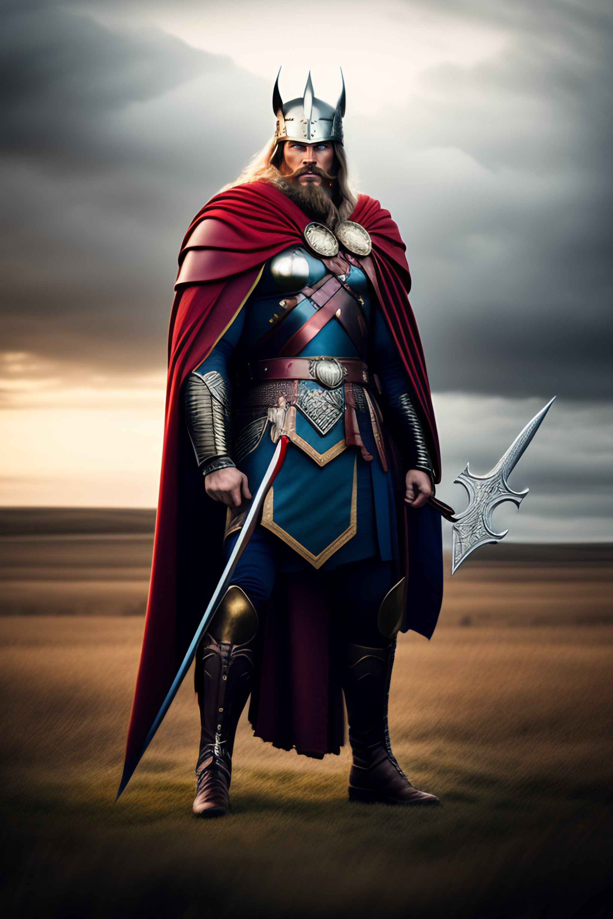 Lexica - The full-lendth Thor as Russian (((knigth))) and body armor ...