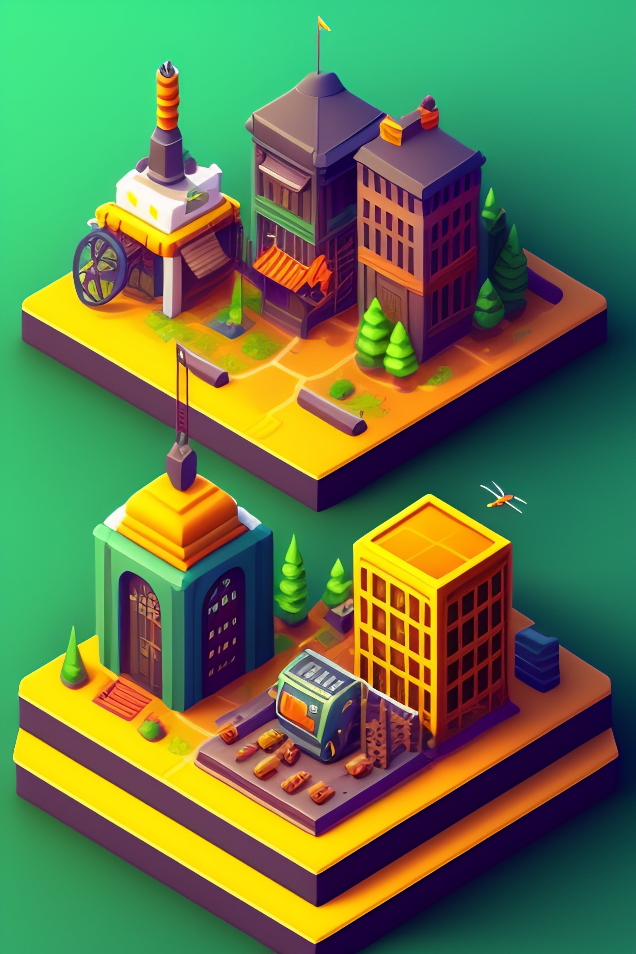 Lexica - Isometric war factory
