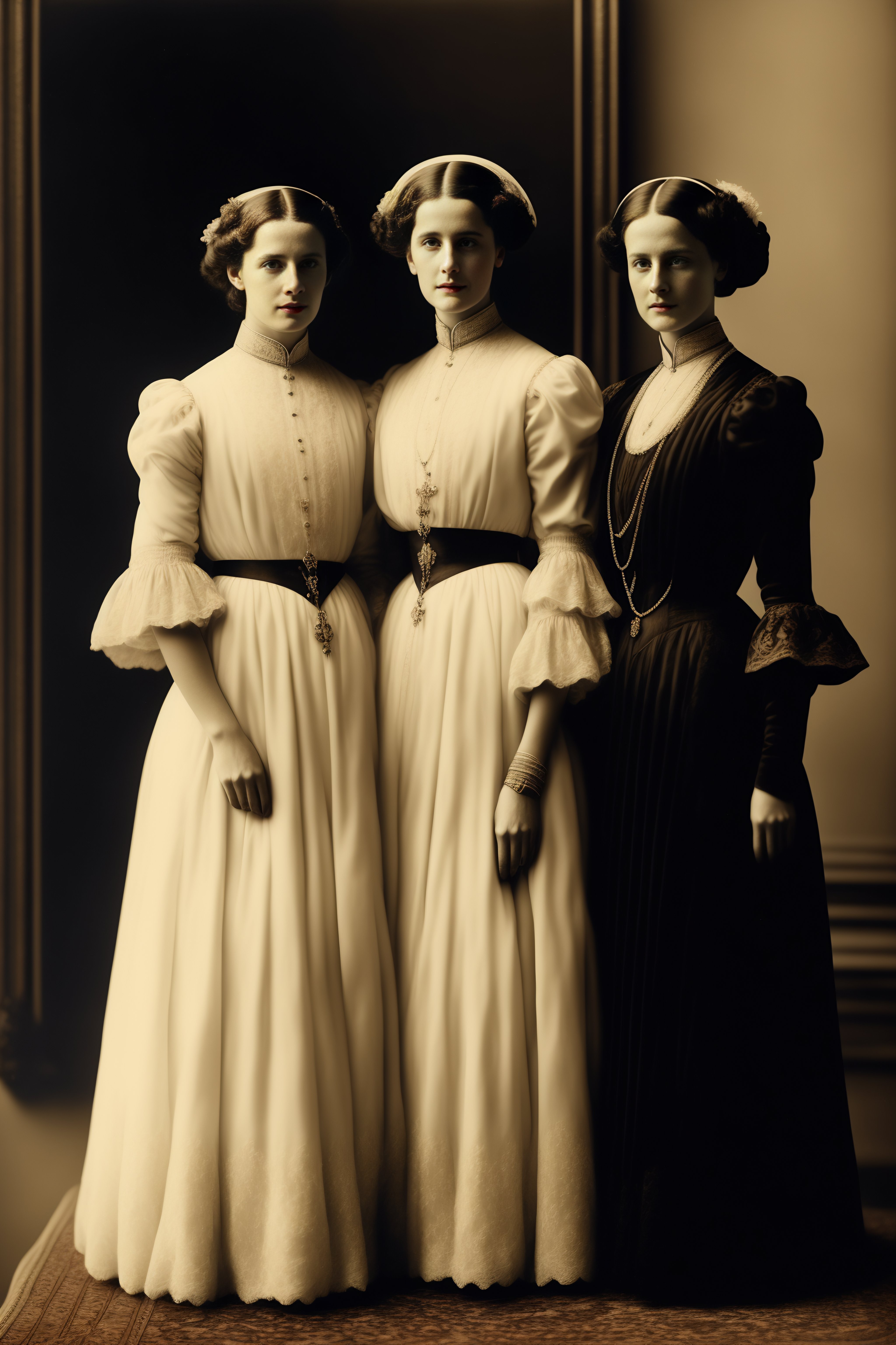 Lexica - Edwardian three sisters photo