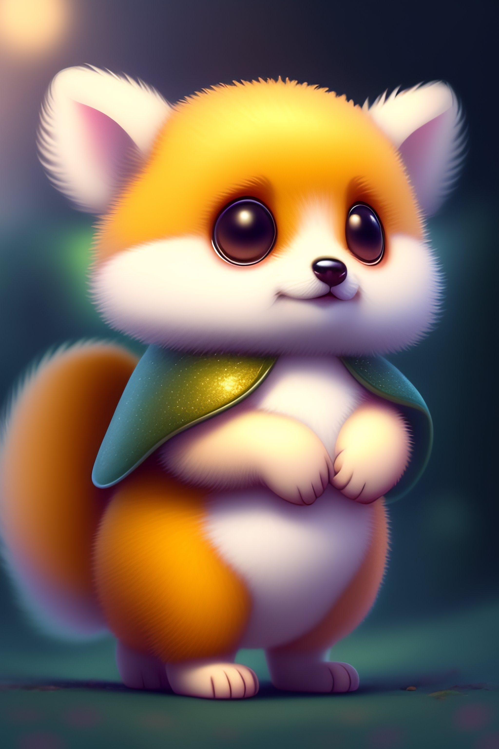 Lexica - CUTE AND ADORABLE CARTOON FLUFFY BABY RHEA, FANTASY, DREAMLIKE ...