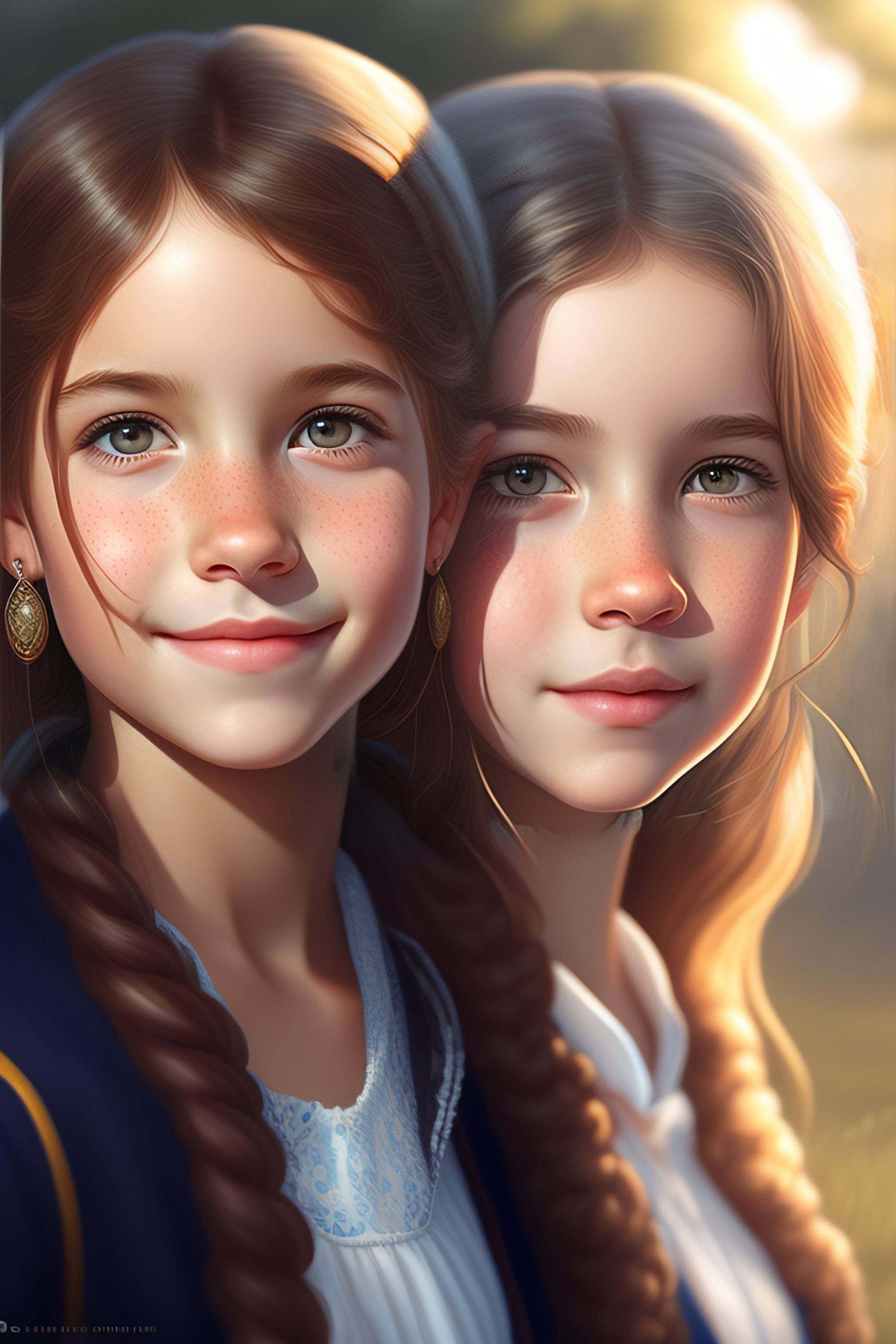 Lexica - Beautiful adorable siblings Jack and Jill, youthful attractive ...