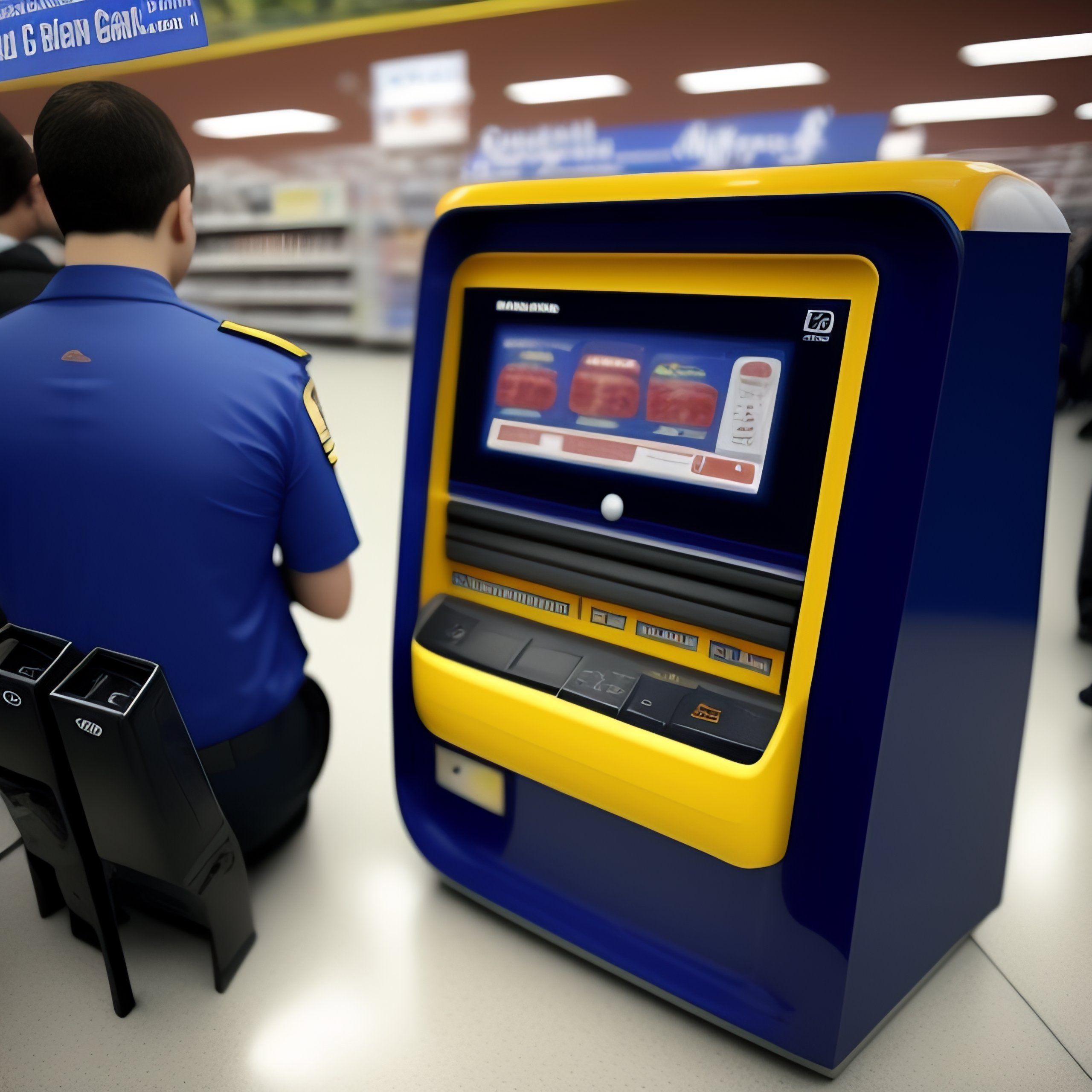 Lexica - Analog horror of a walmart self checkout machine