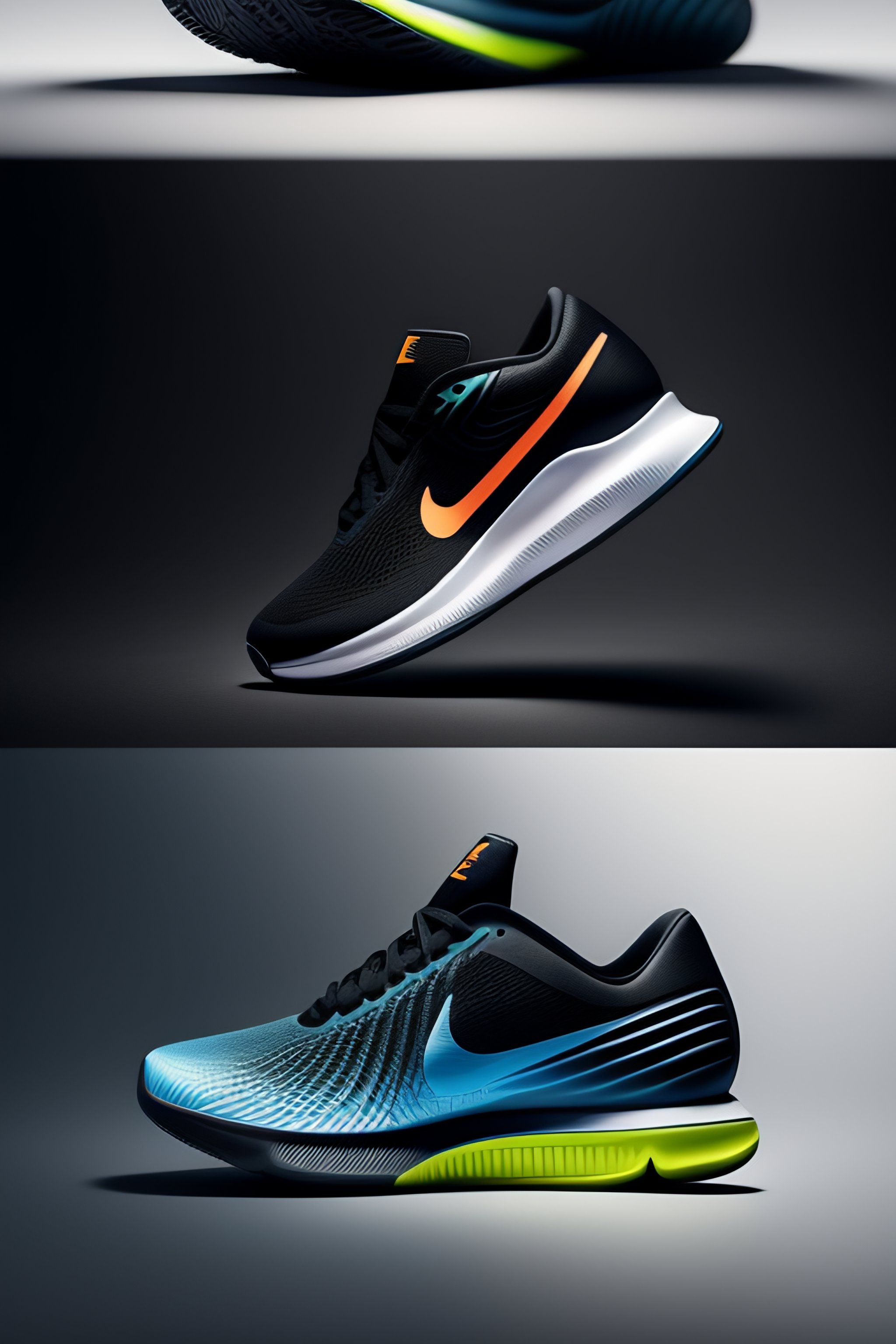Lexica - A nike shoe with modern design, studio lighting, product shot ...