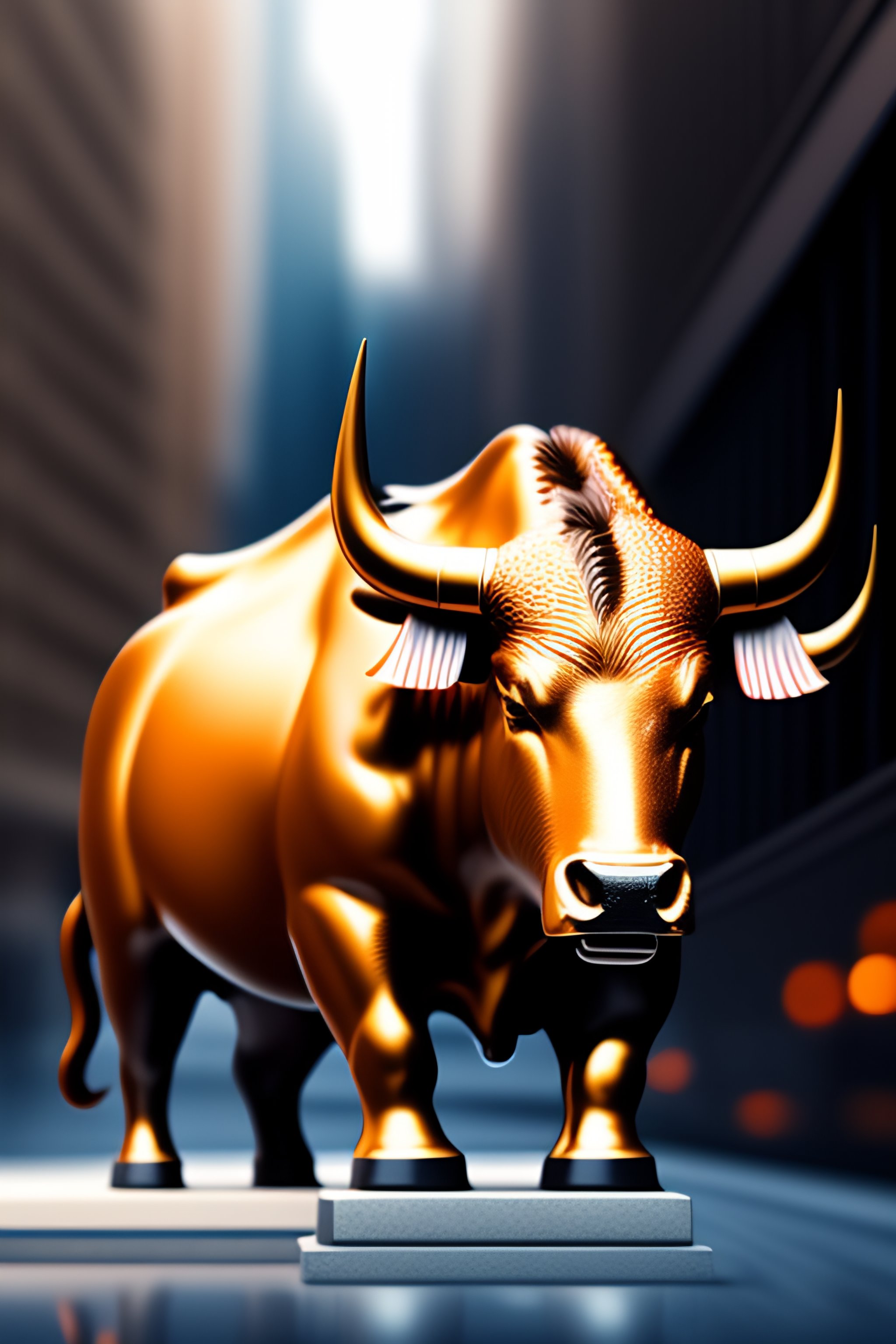 Lexica - Wall Street bull crying