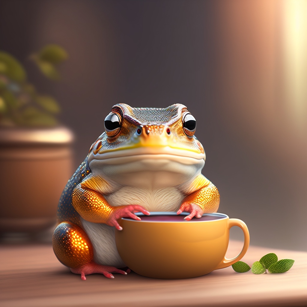 Lexica - Toad with tea