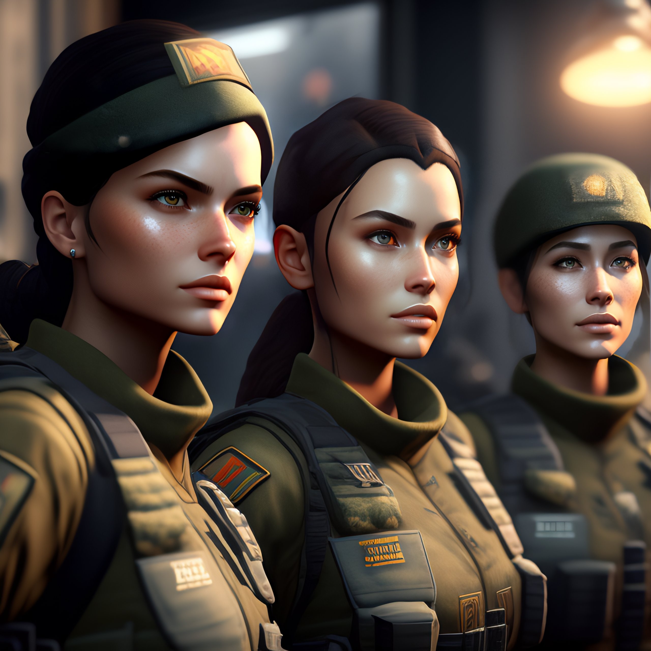 Lexica - A group of soldiers, call of duty, symmetrical portrait ...