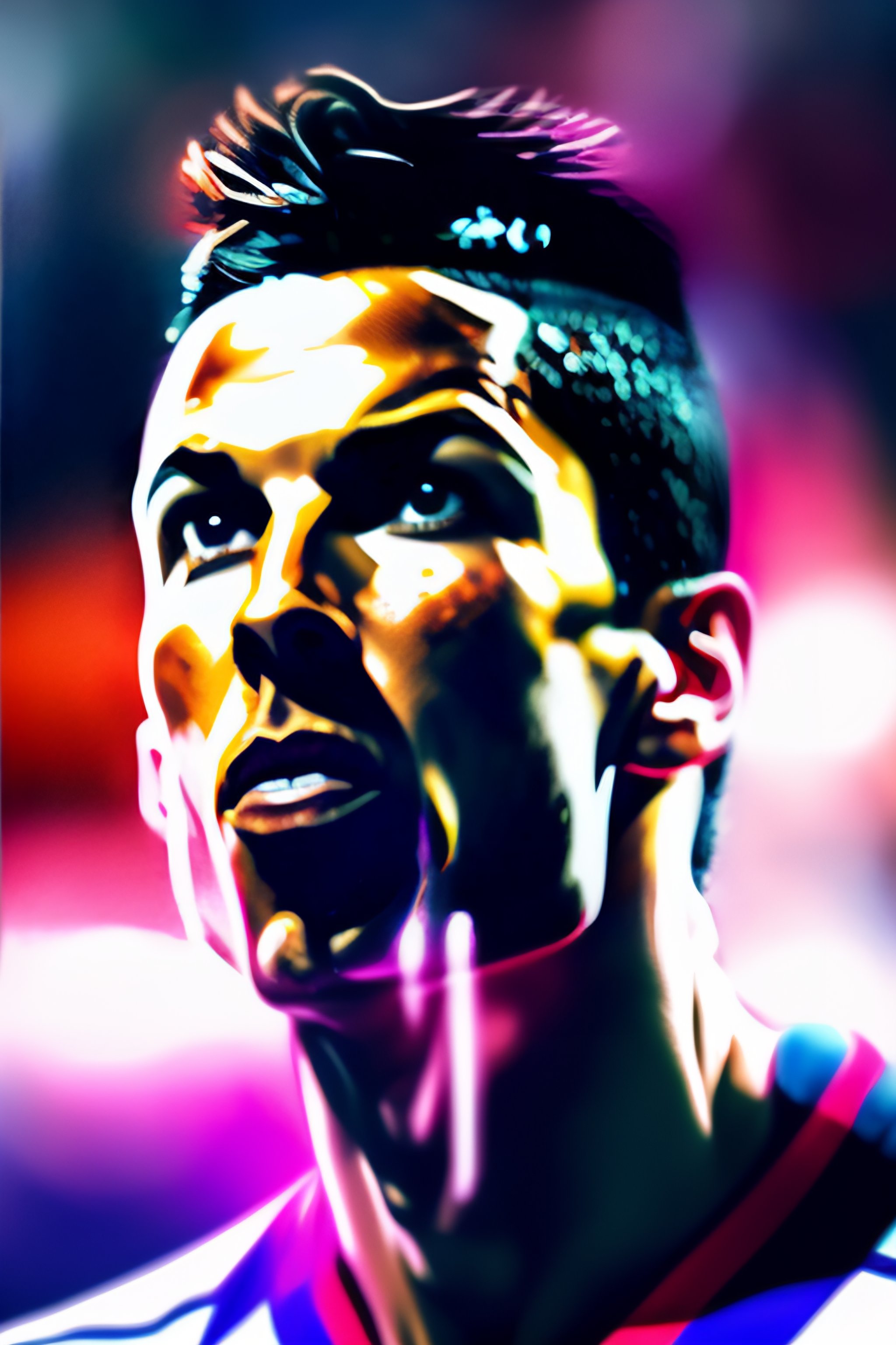 Lexica - Cristiano Ronaldo's portrait, legendary expressions ...