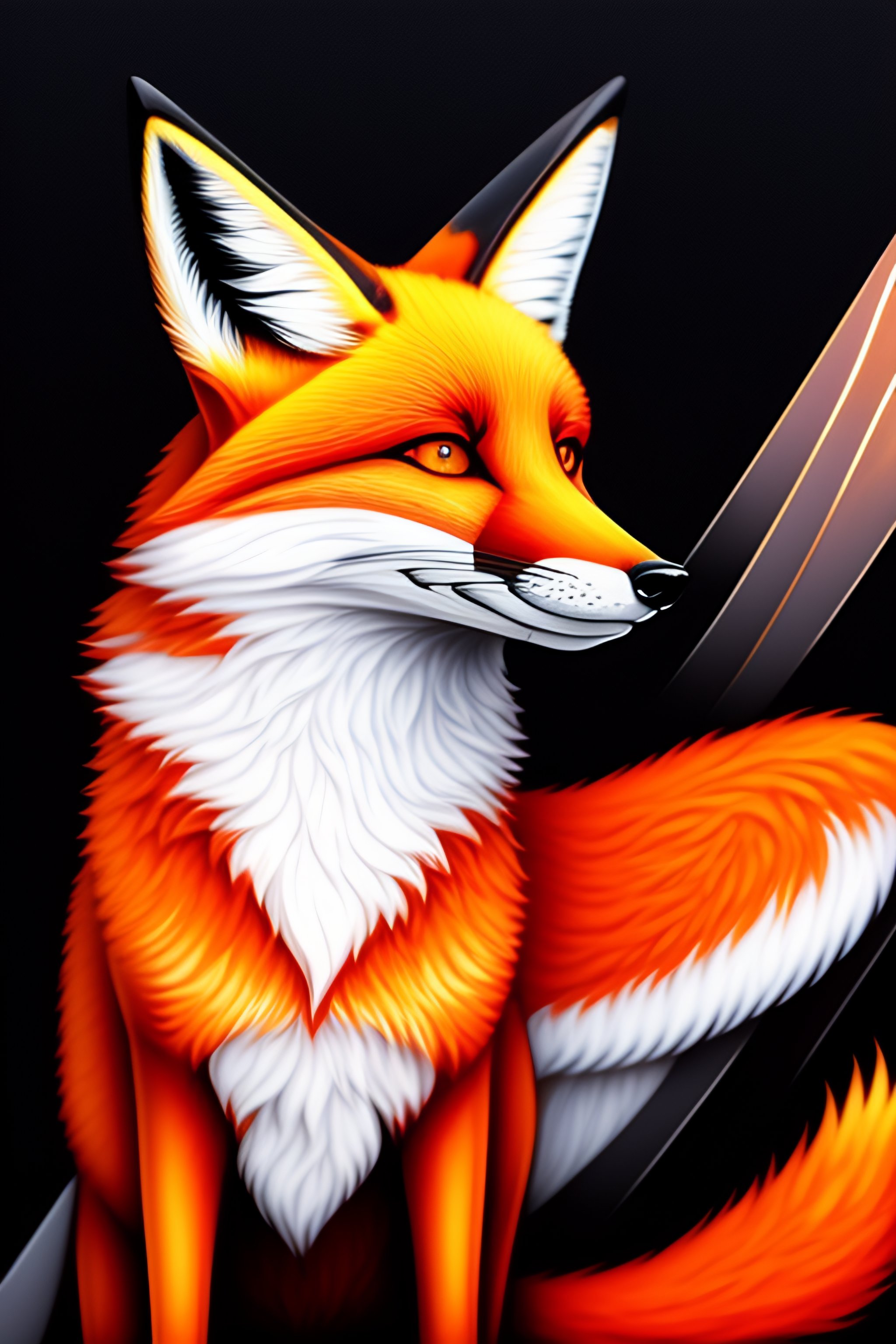 Lexica - Manga anime style 2D fox