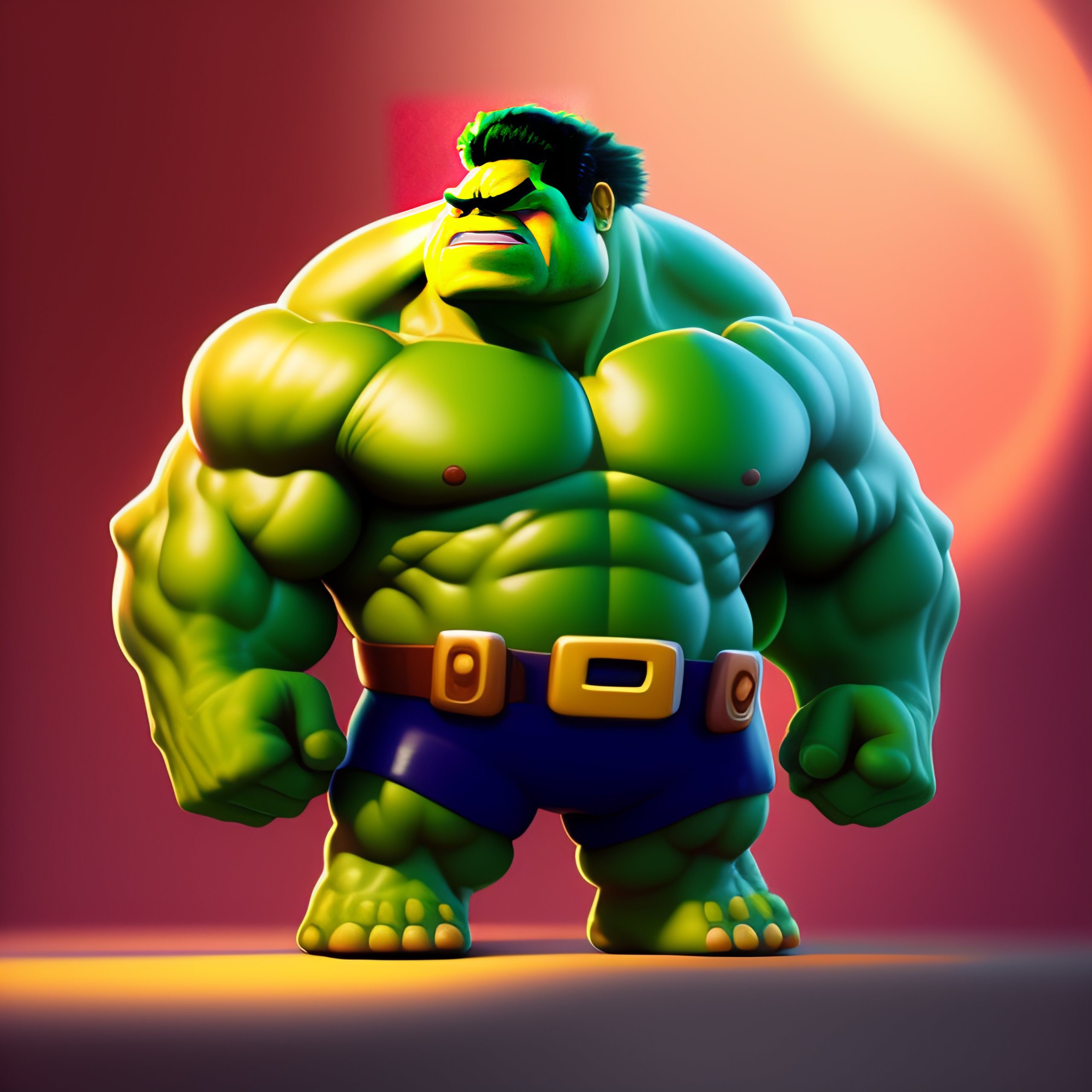 Lexica - Cute and adorable bebé hulk, en pie, cuerpo completo, centrado ...