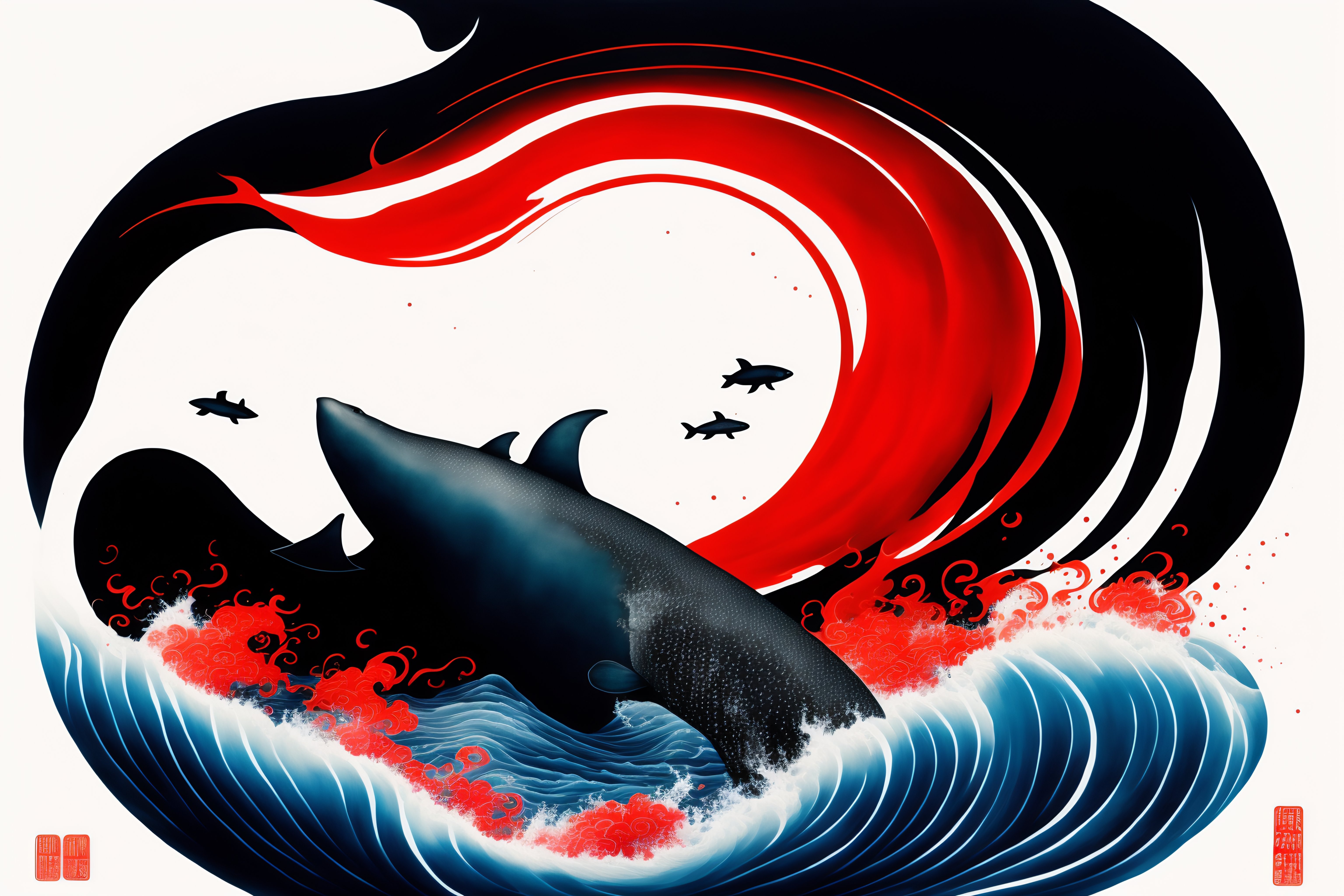 Lexica - Traditional Chinese ink painting for Chinese New Year wowed ...