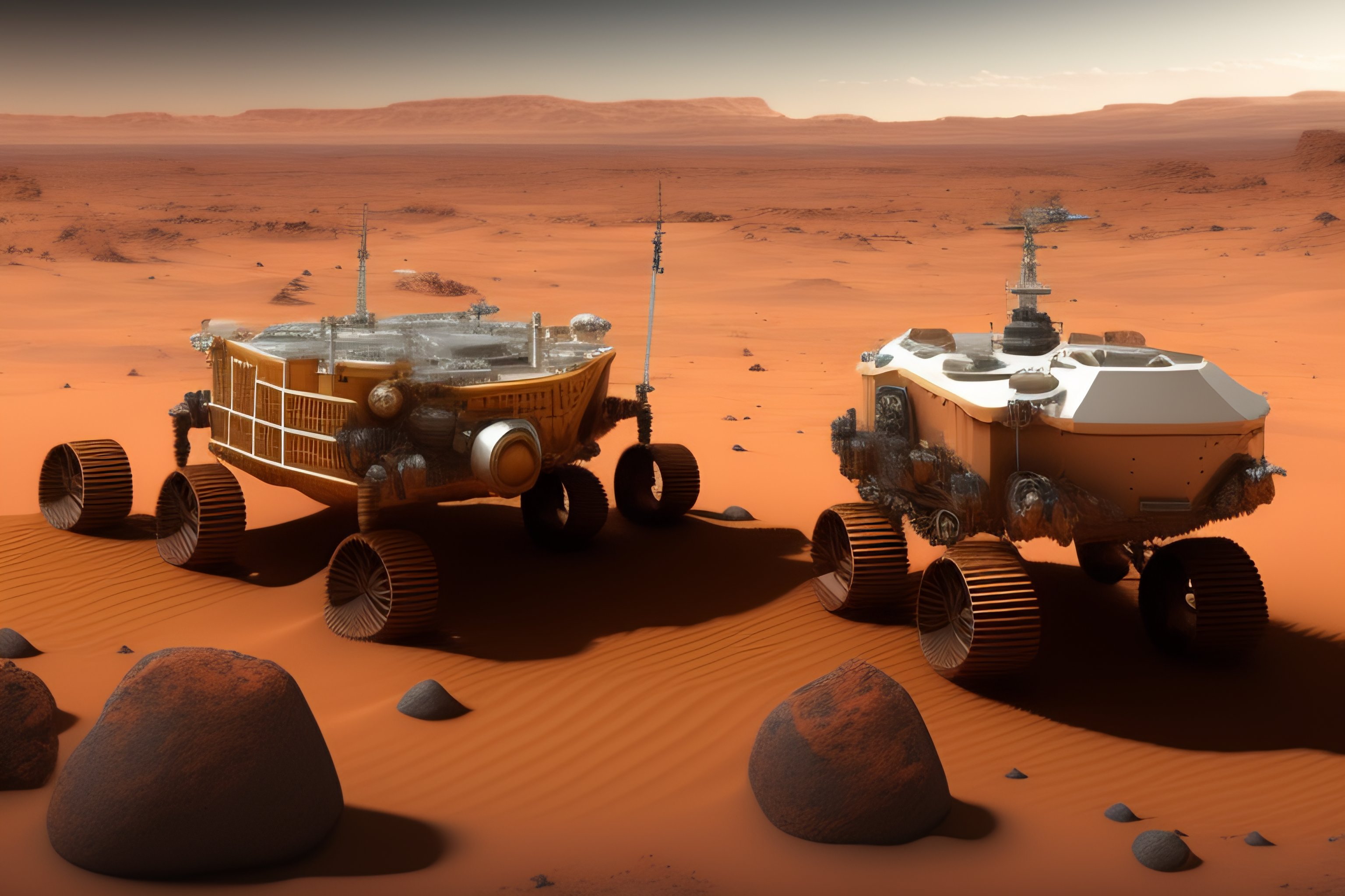 Lexica - Human civilization on mars, rovers
