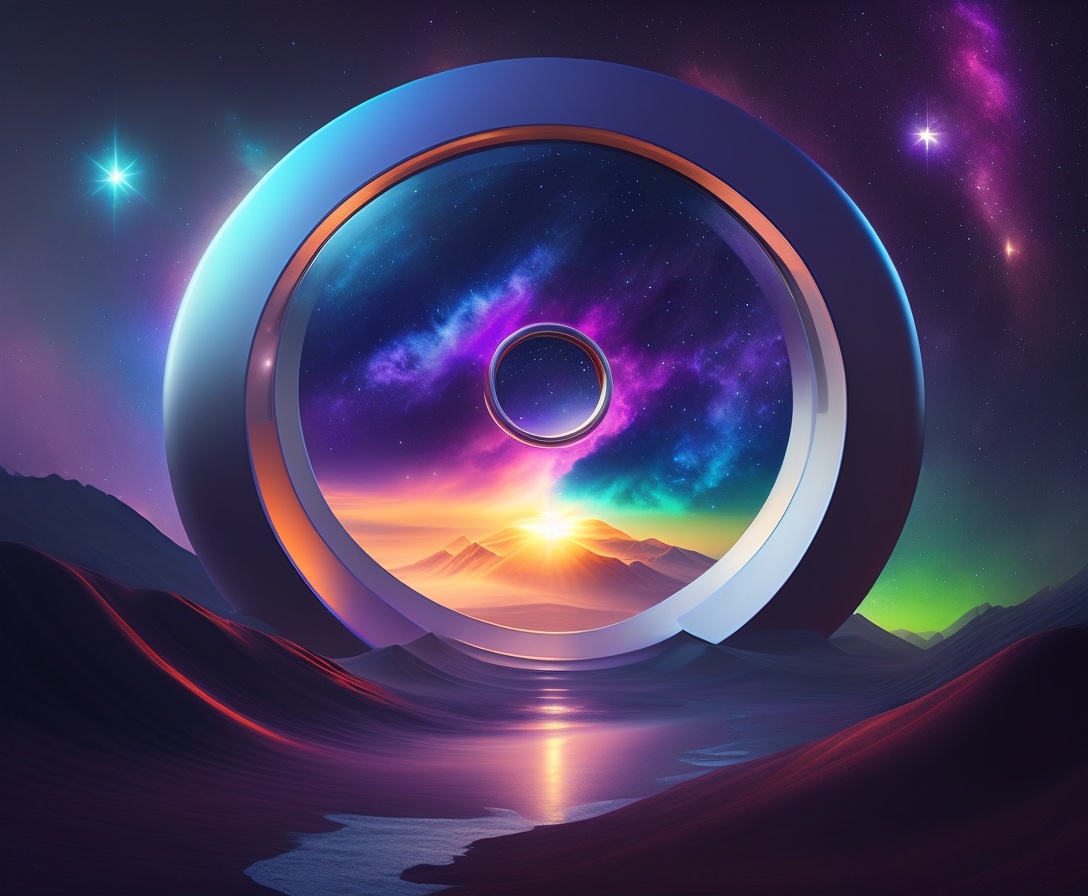 Lexica - Infinity world galaxy, portal universe,