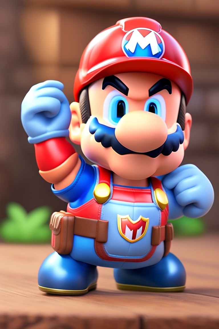 Lexica - Introducing the ultimate hyper-realistic toy: Super Mario ...