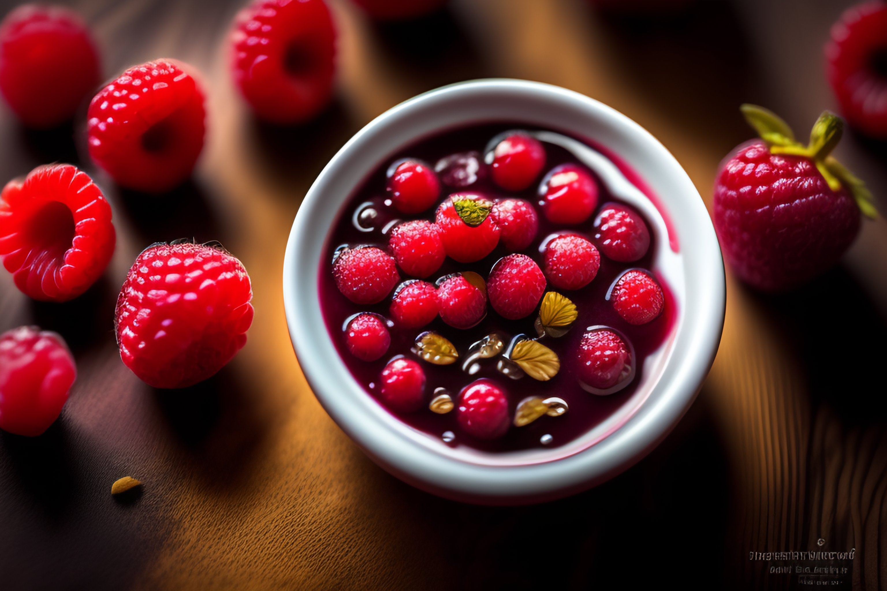 Lexica - Amazing photo, delicious and juicy, raspberries, food ...