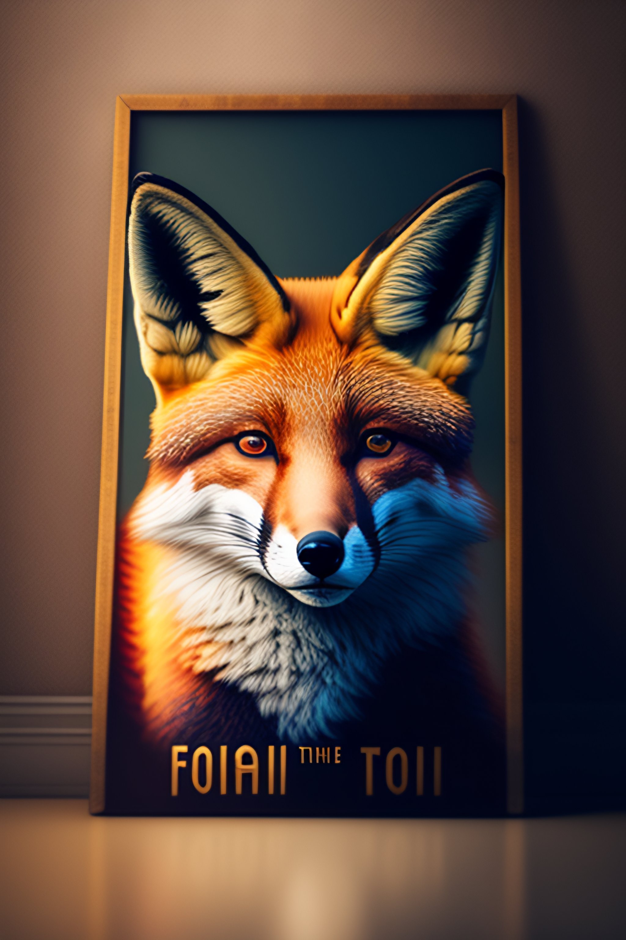 Lexica - Portrait of a fox with human appearence in Cinema