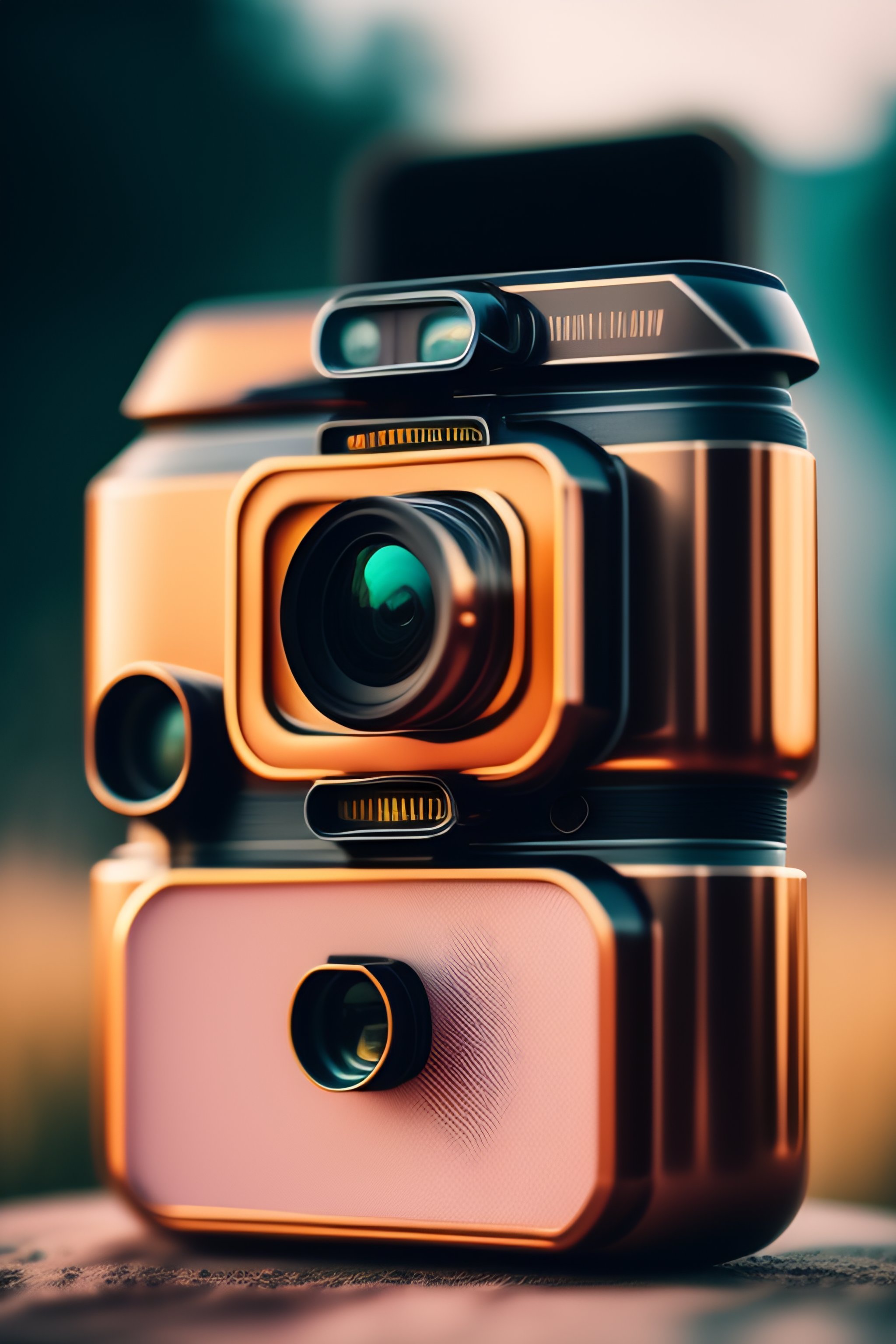 Lexica - Futuristic retro camera