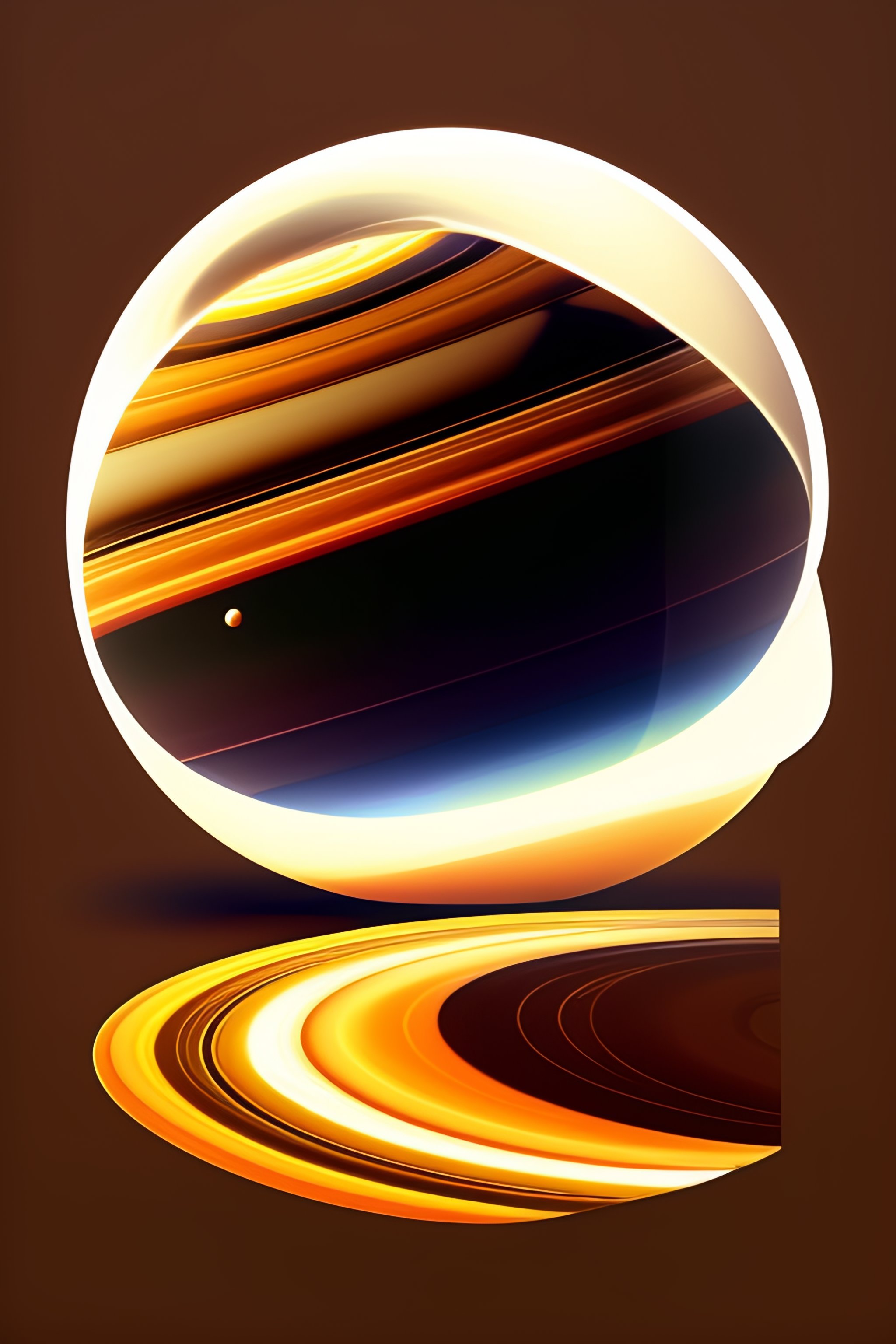 Lexica - Saturn planet chocolate candy, realistic vector illustration