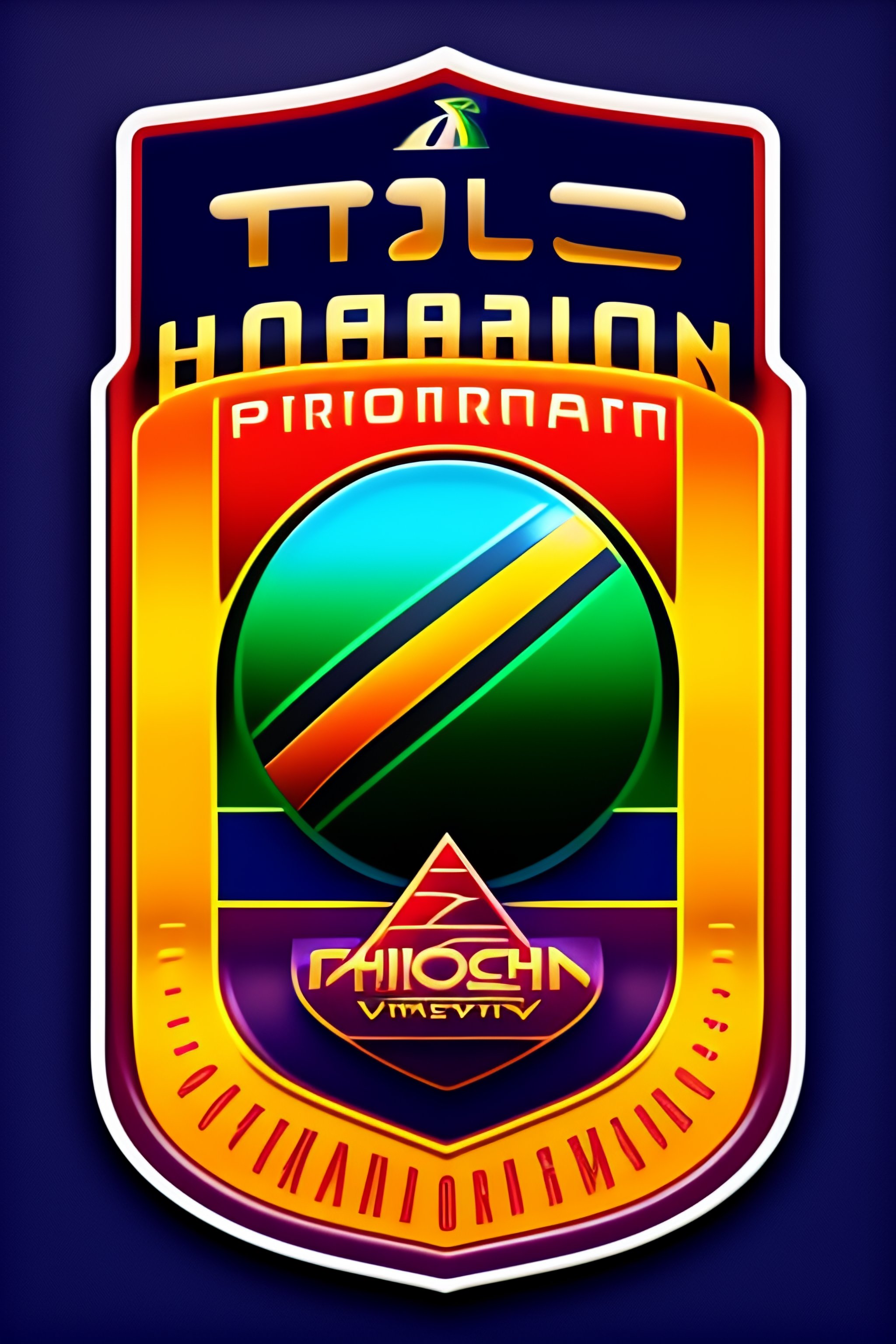 Lexica - Psychedelic style of football badge