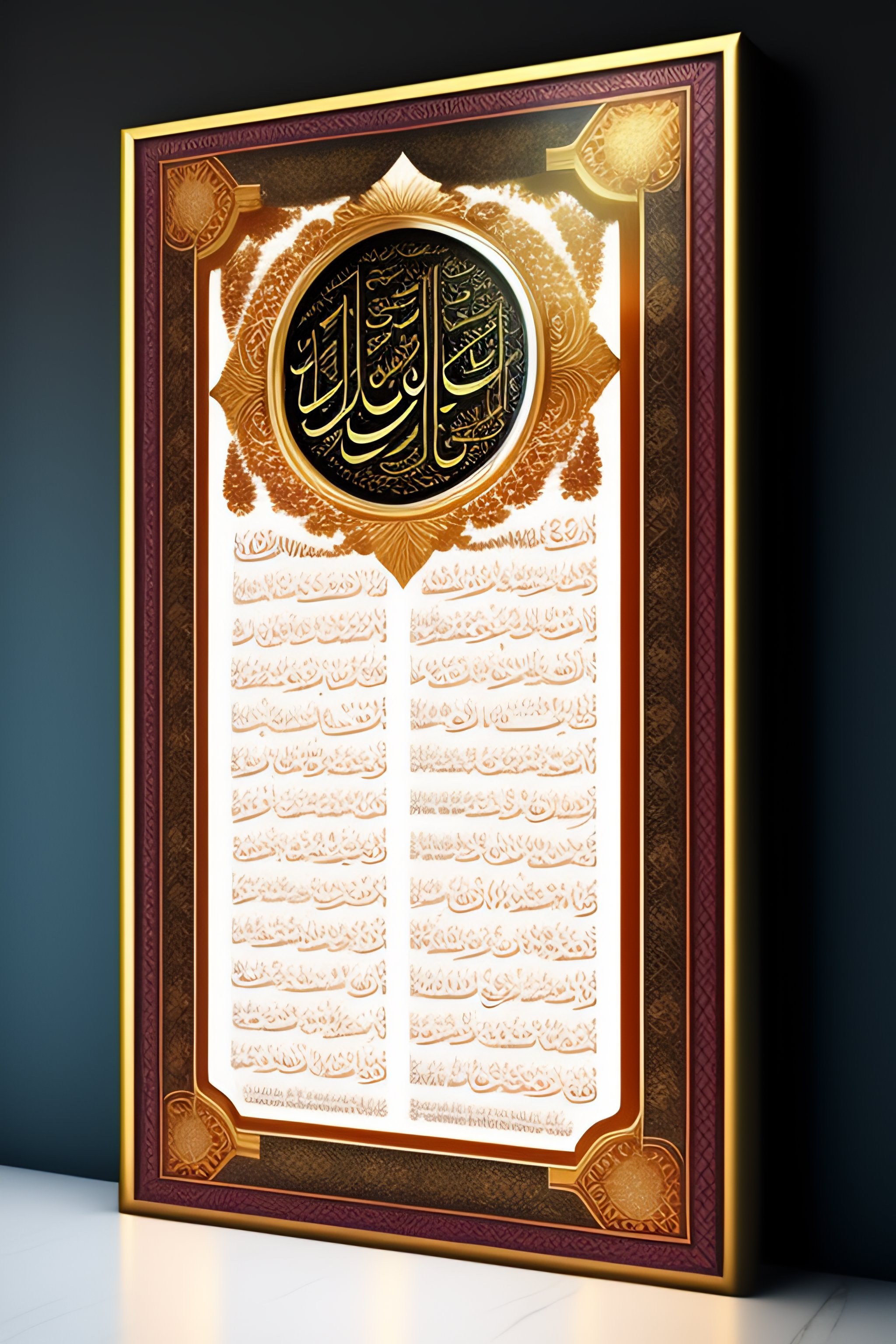 Lexica - Banner of quran on white background