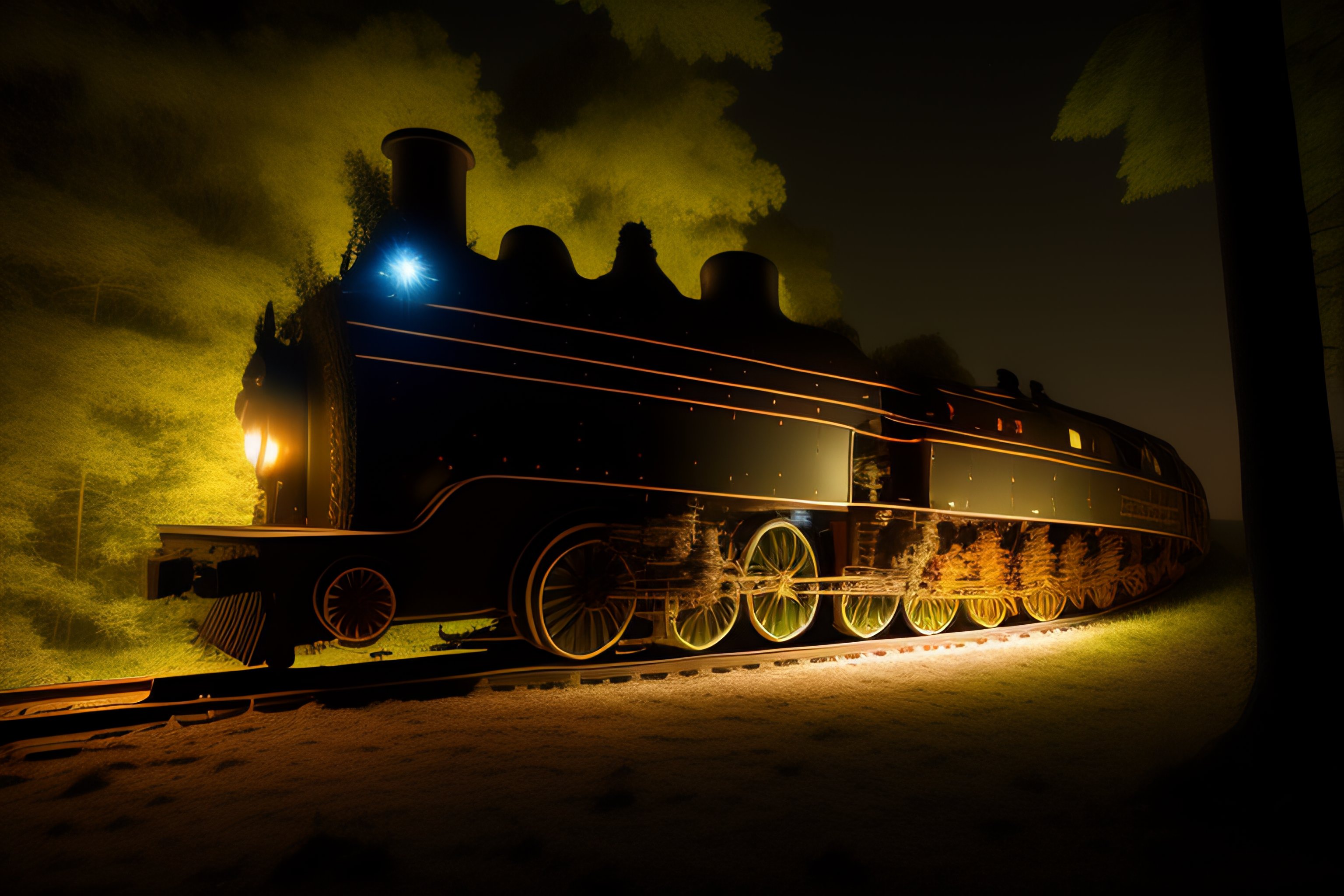 Lexica - Hyperdetailed cinematic portrait of an evil spider-train ...