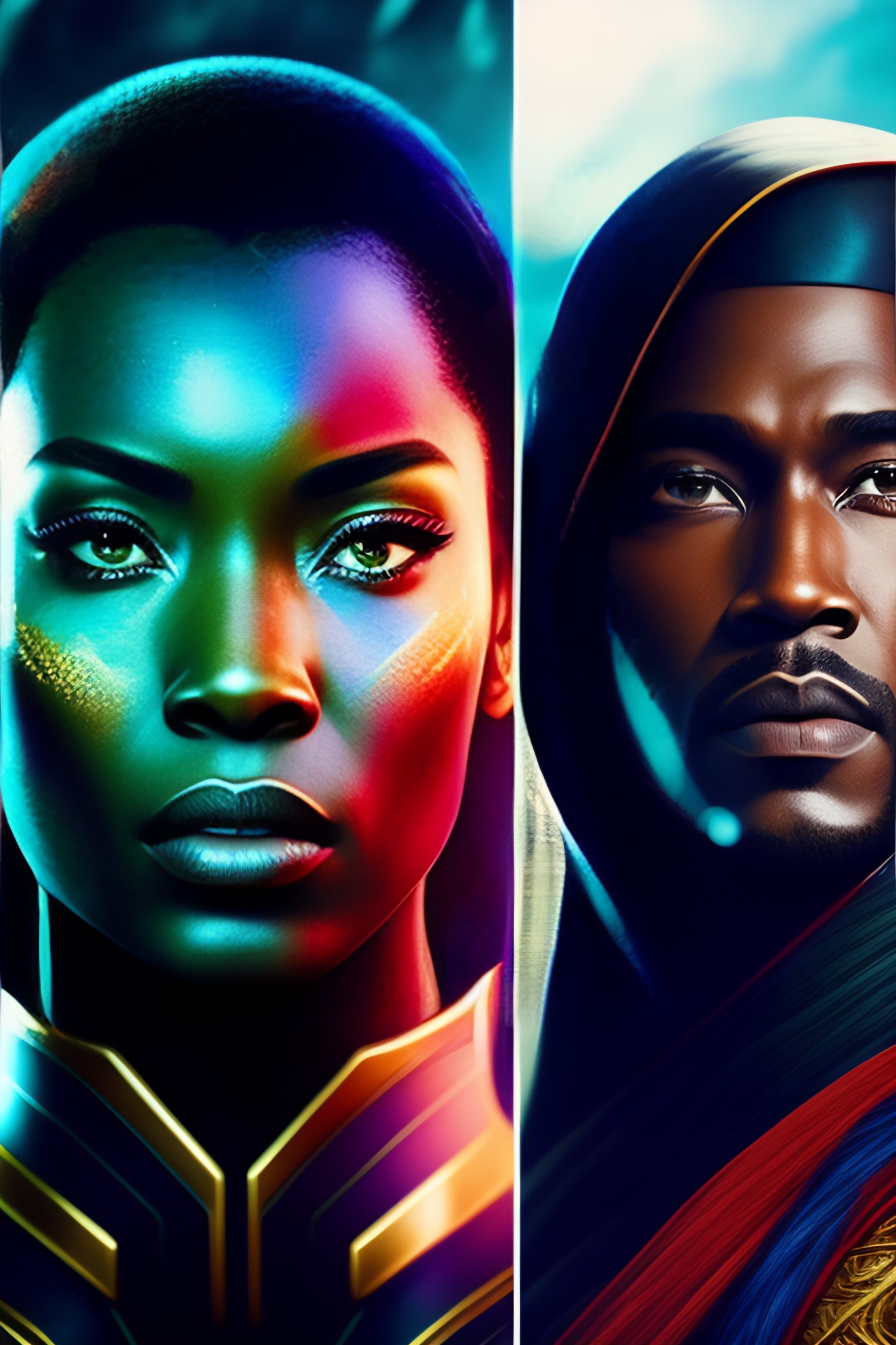 Lexica - Create a fake movie poster for Avatar movie like it’s a Marvel ...