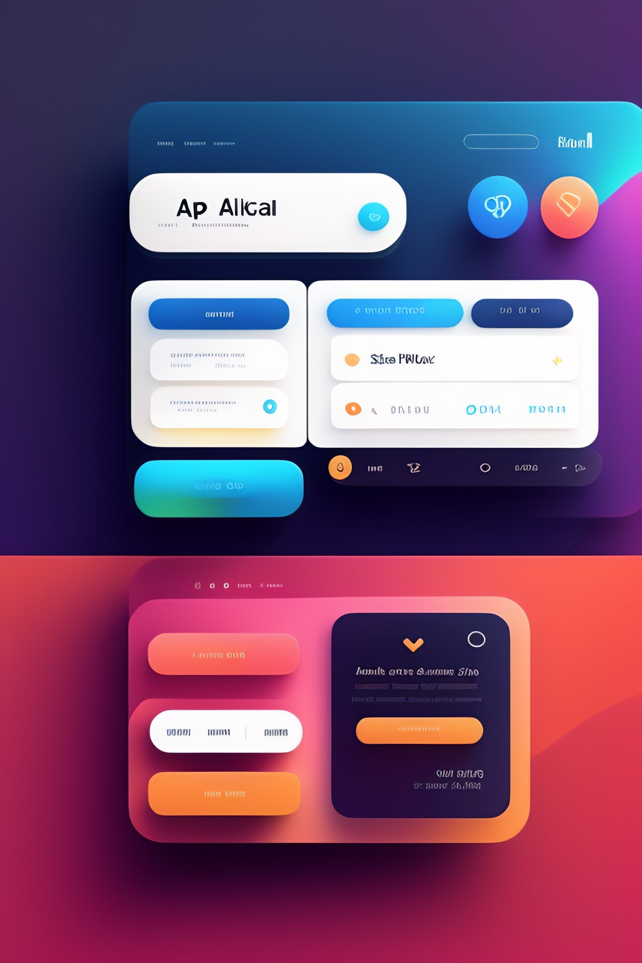 Lexica - App UI design for a blog