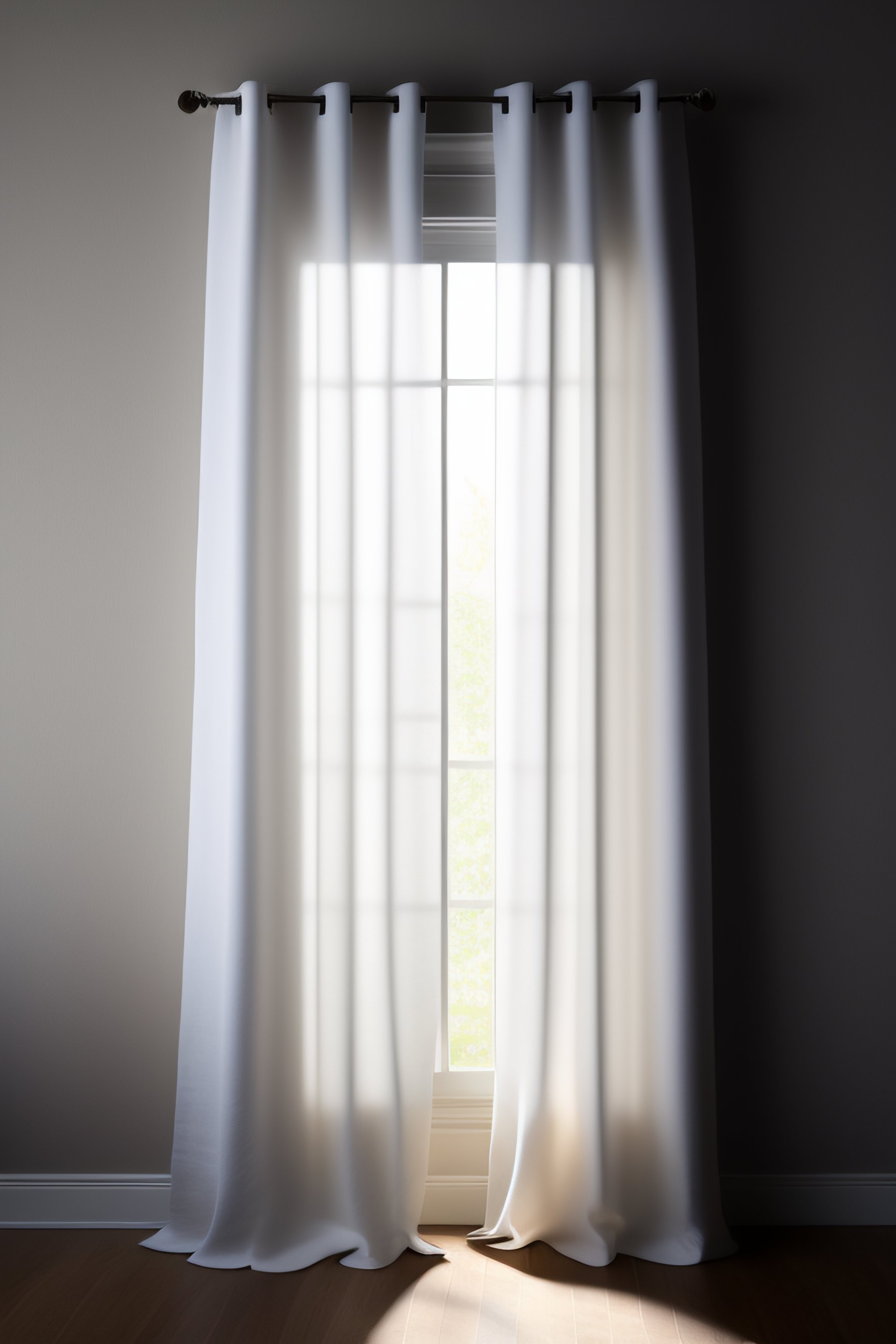 Lexica - Photograph of linen white curtains swaying in the wind lace ...
