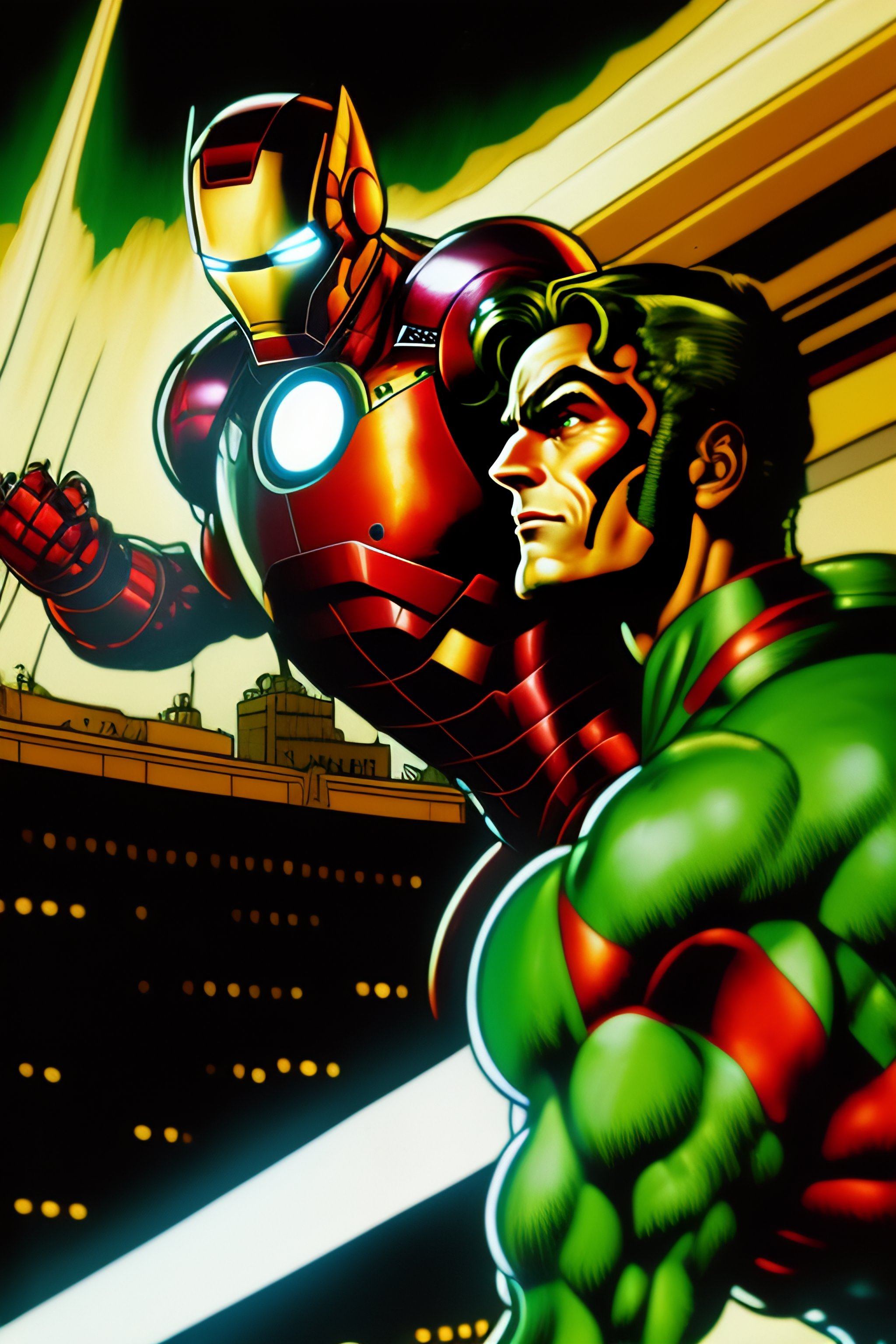 Iron Man Comic Art Wallpaper