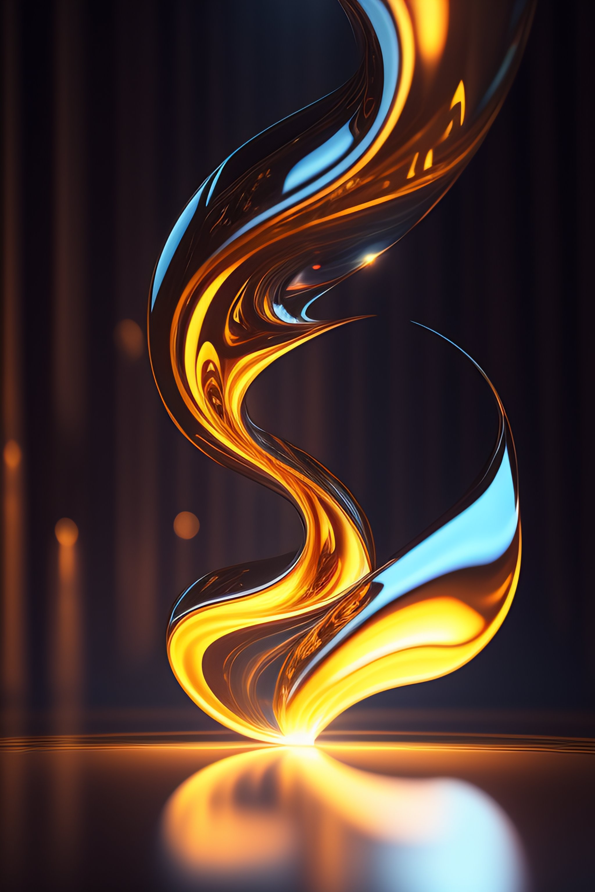 Lexica - Dapplets project logo, light, shadows, rippling reflections ...