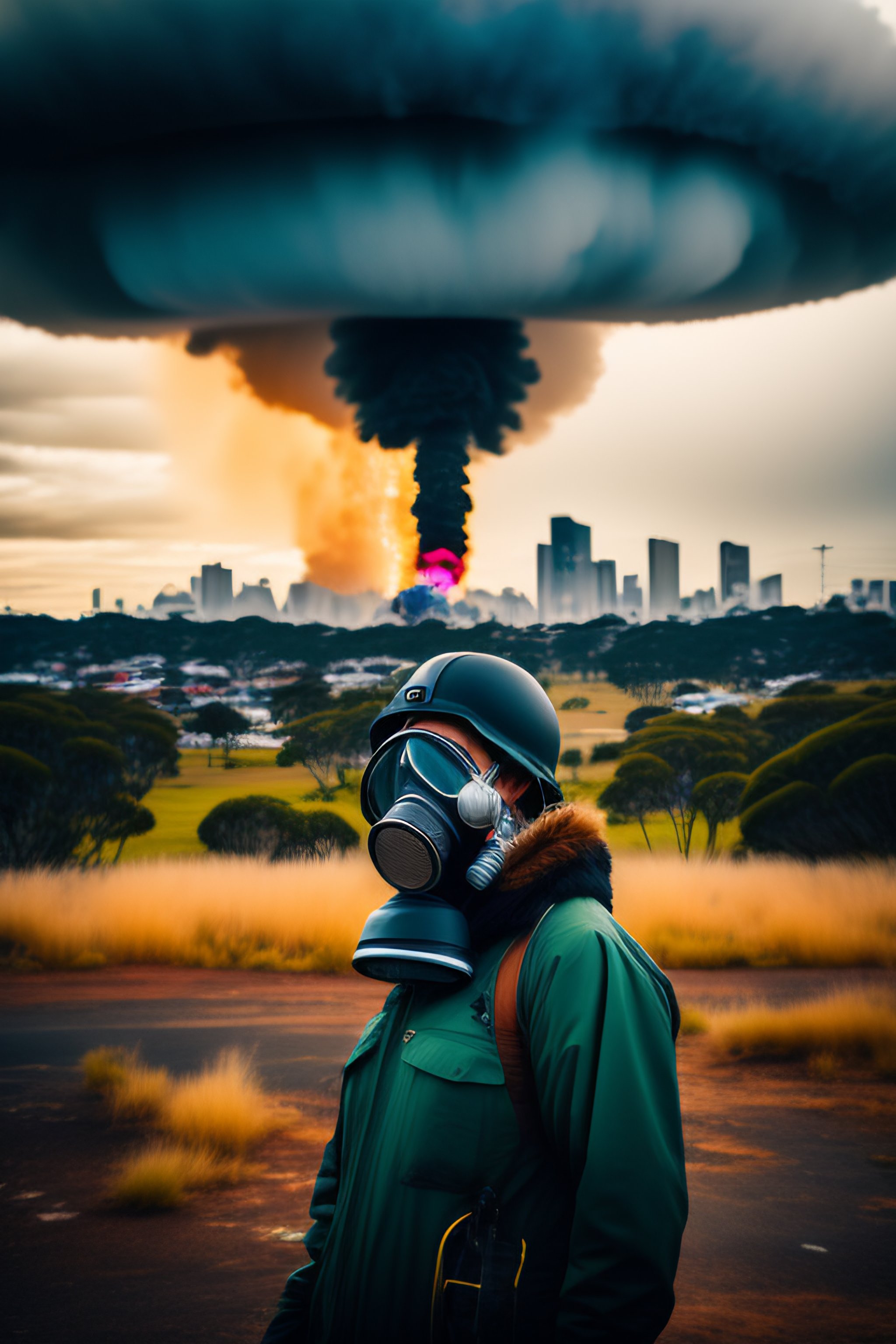 Lexica - Sydney Australia, post apocalyptic, nuclear mushroom cloud in ...