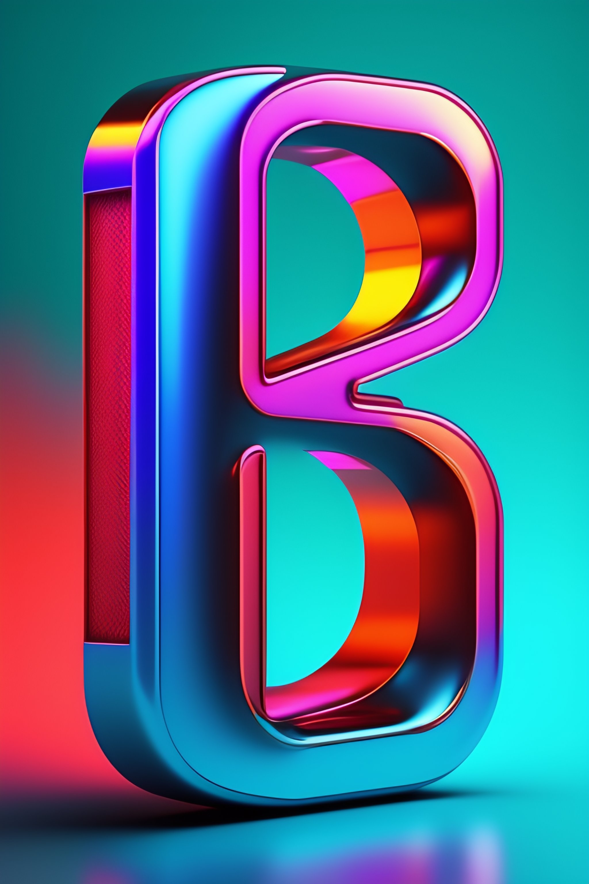 Lexica - The letter "z" made of metal cyberpunk futuristic holographic ...