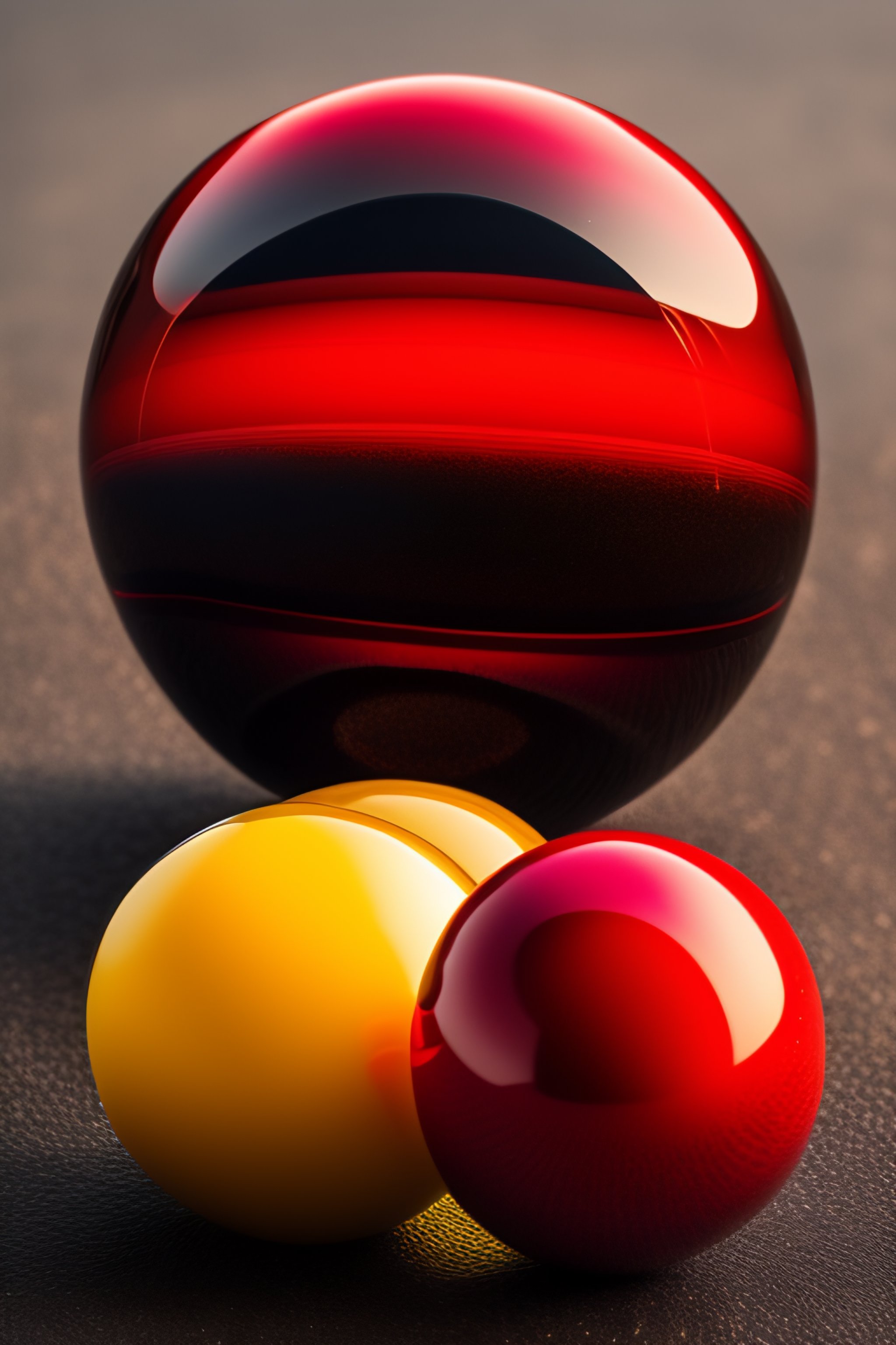 Lexica - Red black yello orbs