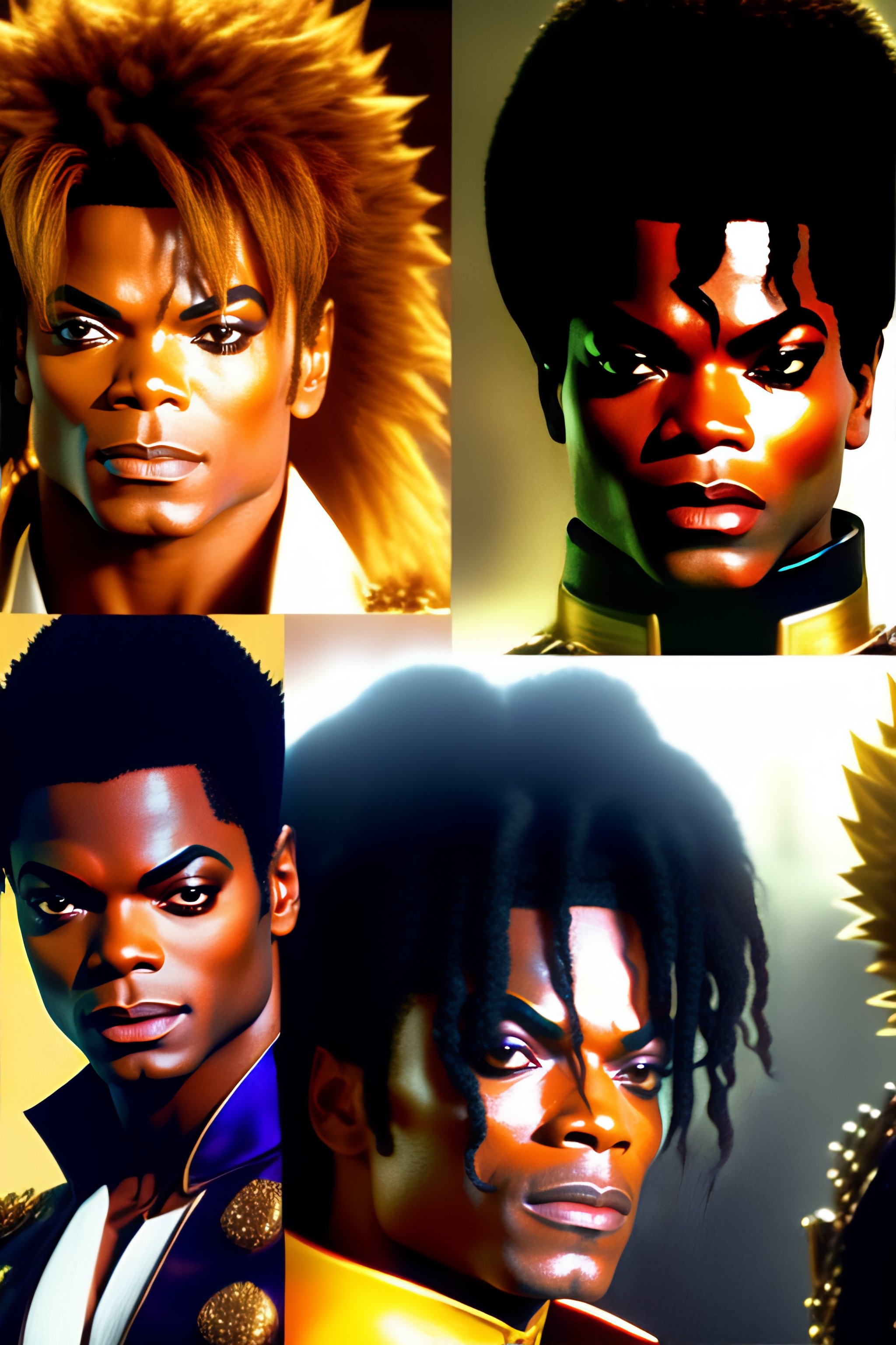 Lexica - Michael Jackson Super Saiyan