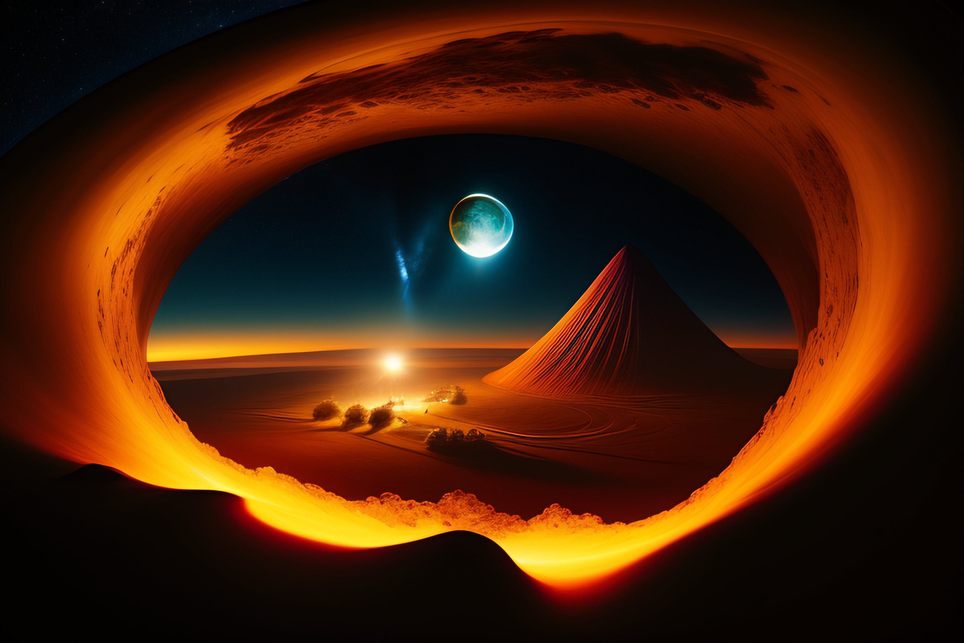 Lexica - Discworld of Terry Pratchett, view from space from a great ...