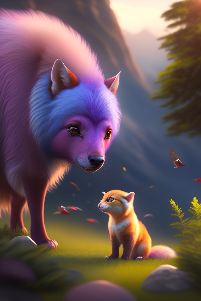 Lexica - Cute mythical creatures, 4k, hyper realistic