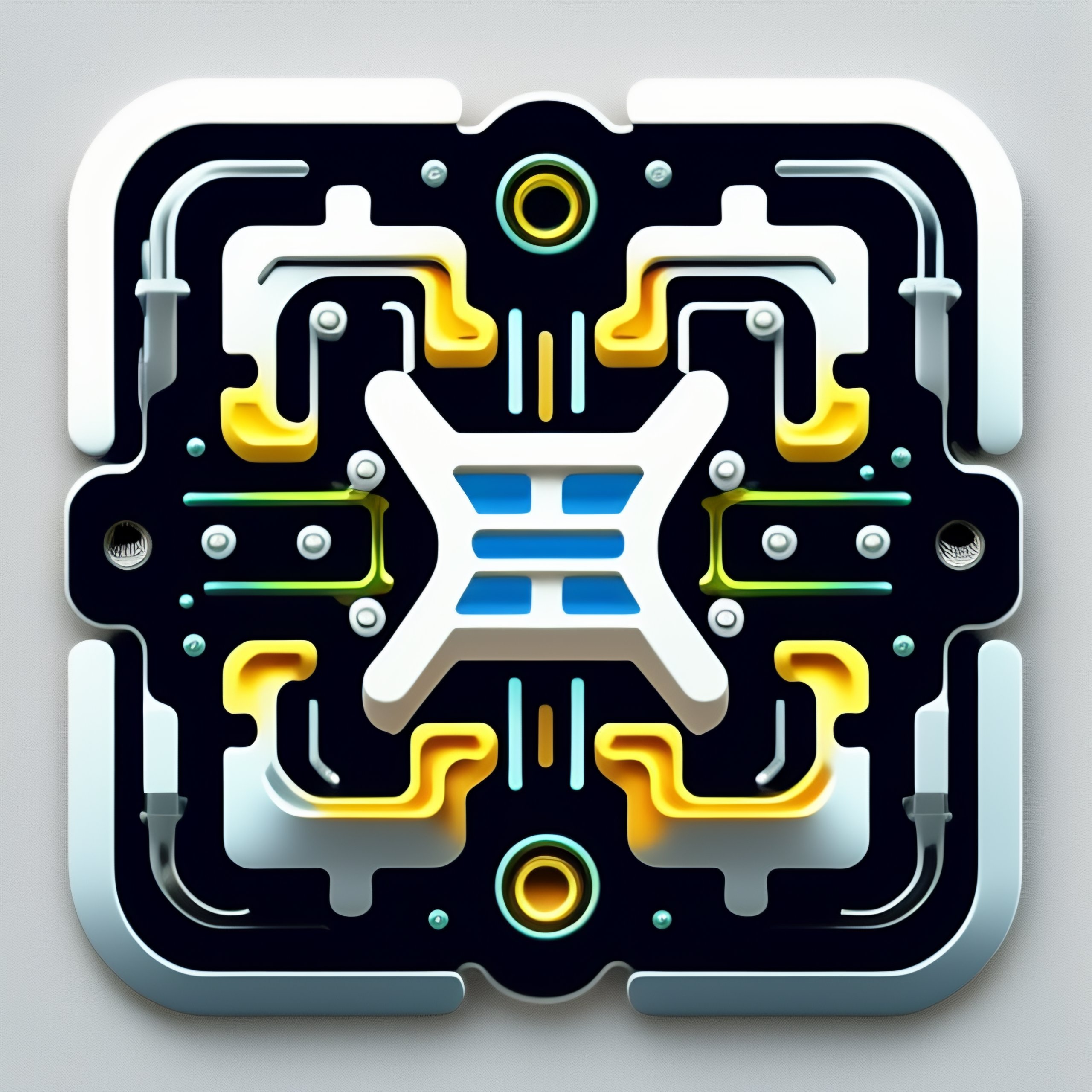 Lexica - Cybernetic, high tech SVG logo of a data-intensive platform ...