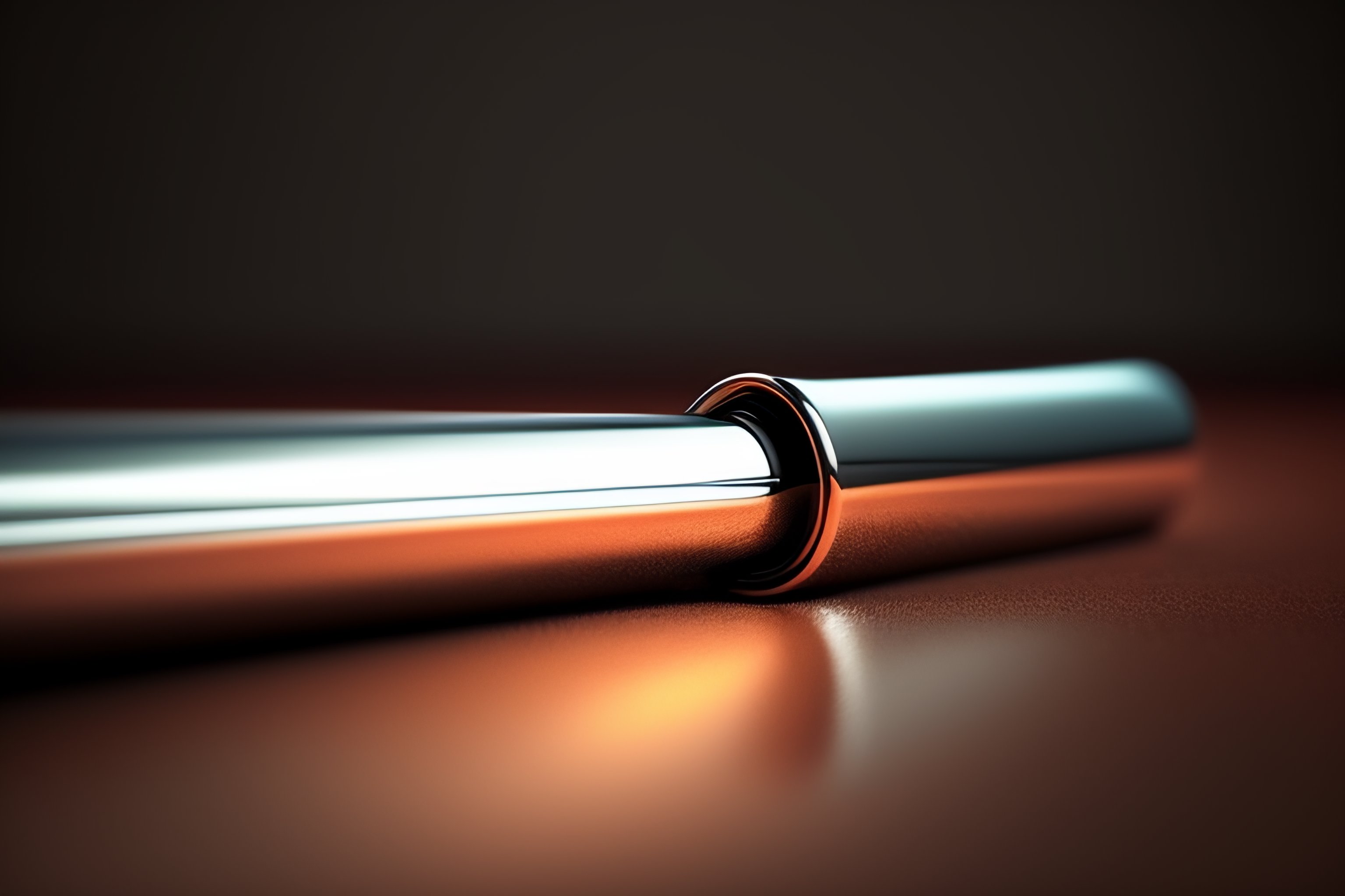 Lexica - A striking fantasy portrait of a single metal rod laying down ...