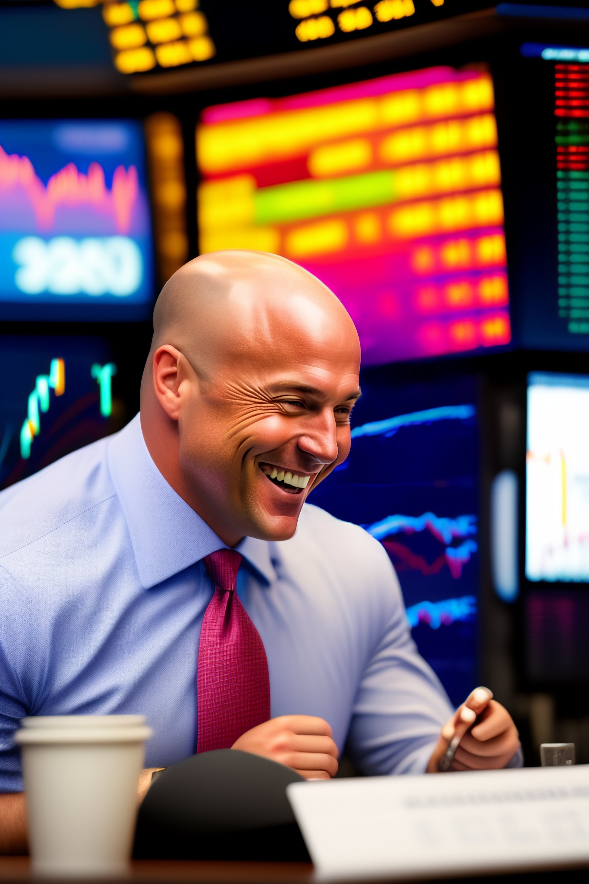 Lexica - Happy,excited,bald, futures traders making money,Markets going ...