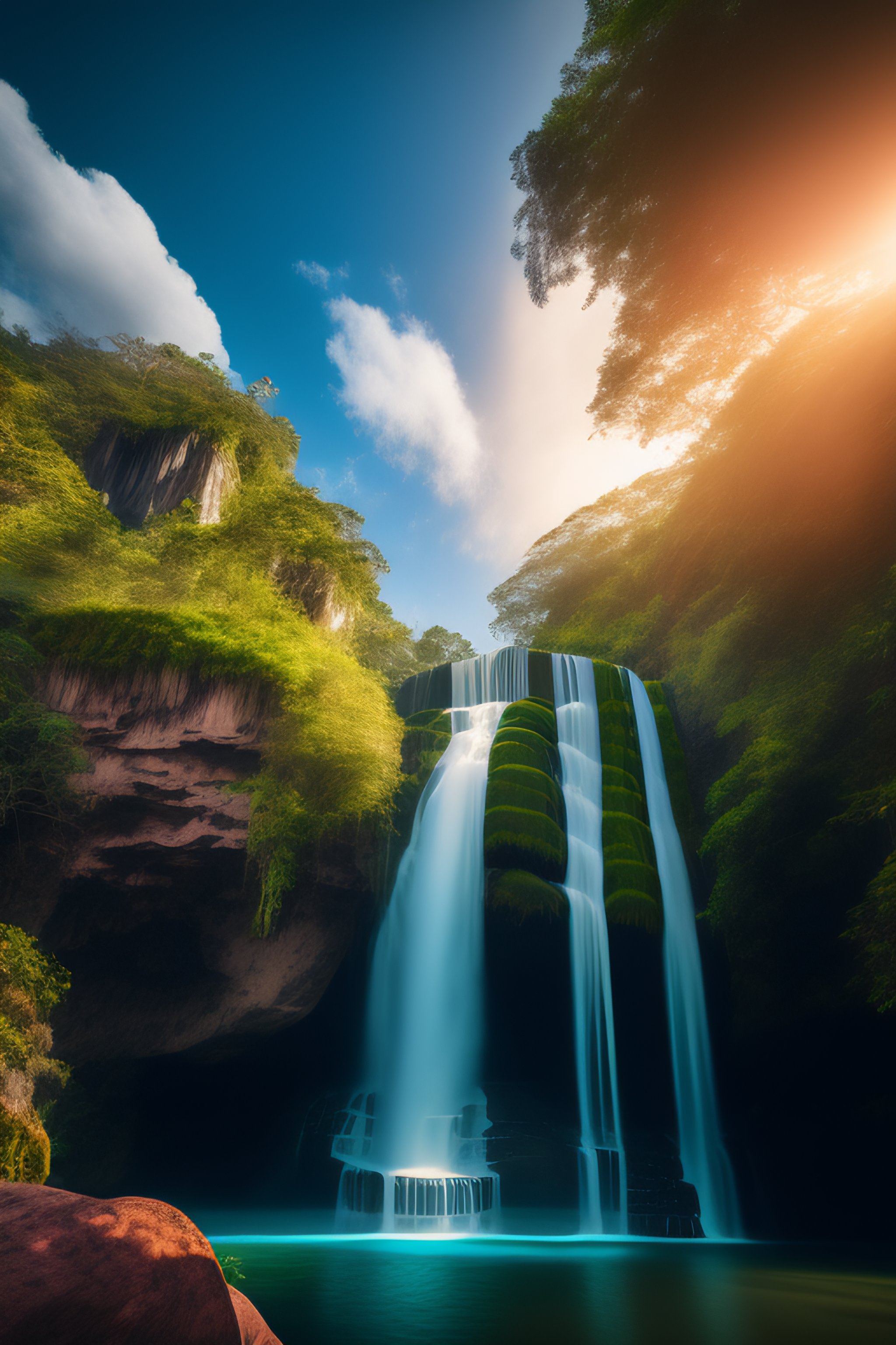 Lexica - Long shot scenic professional photograph of Photo of a ...