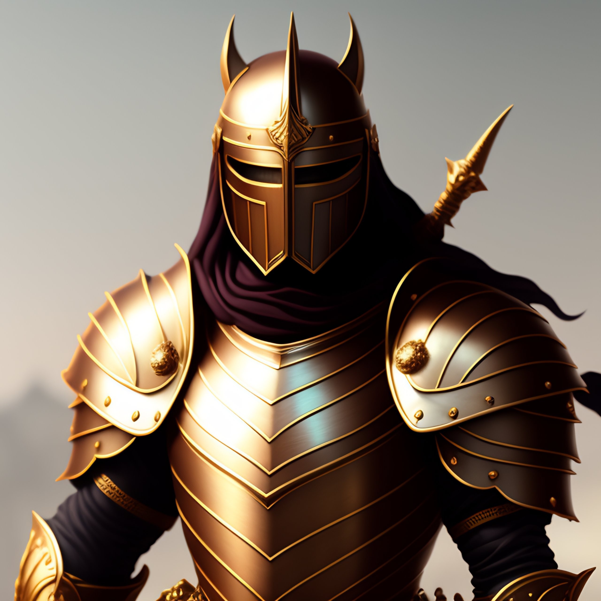 Lexica - Front facing, knight, sketch, simple drawing