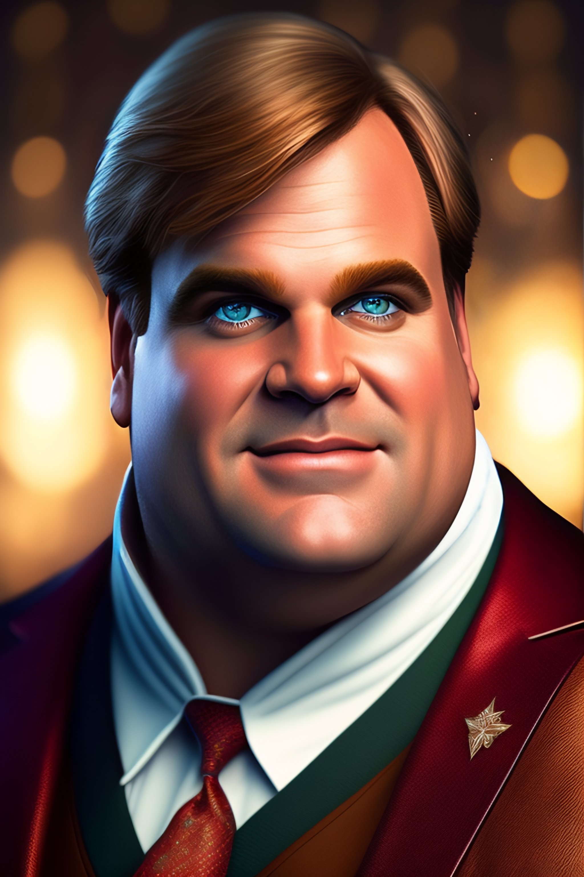 Lexica - Photo of Chris Farley as an elf with long pointed ears in the ...