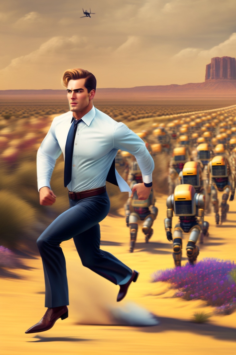 Lexica - A sci-fi cult classic still image of a man wearing a white ...