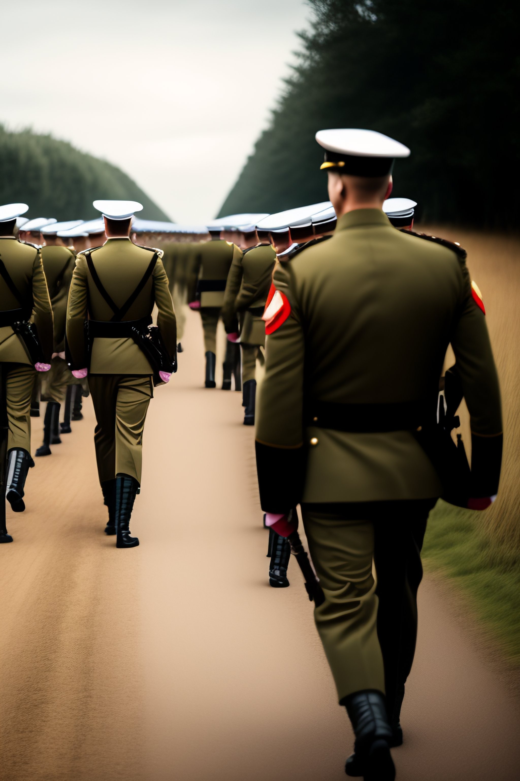 Lexica - Soldiers marching Backside