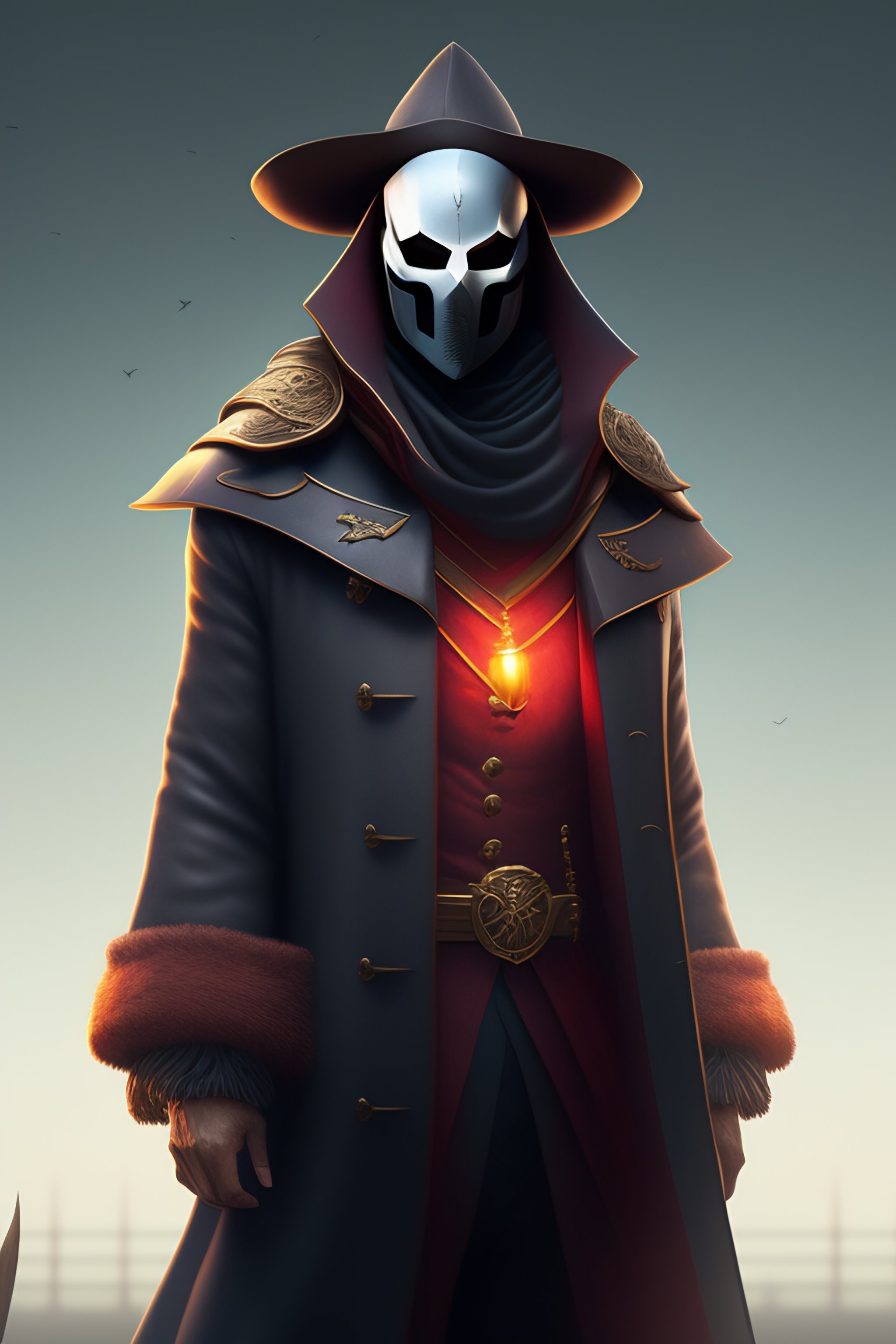 Lexica - Masked modern ghost pirate