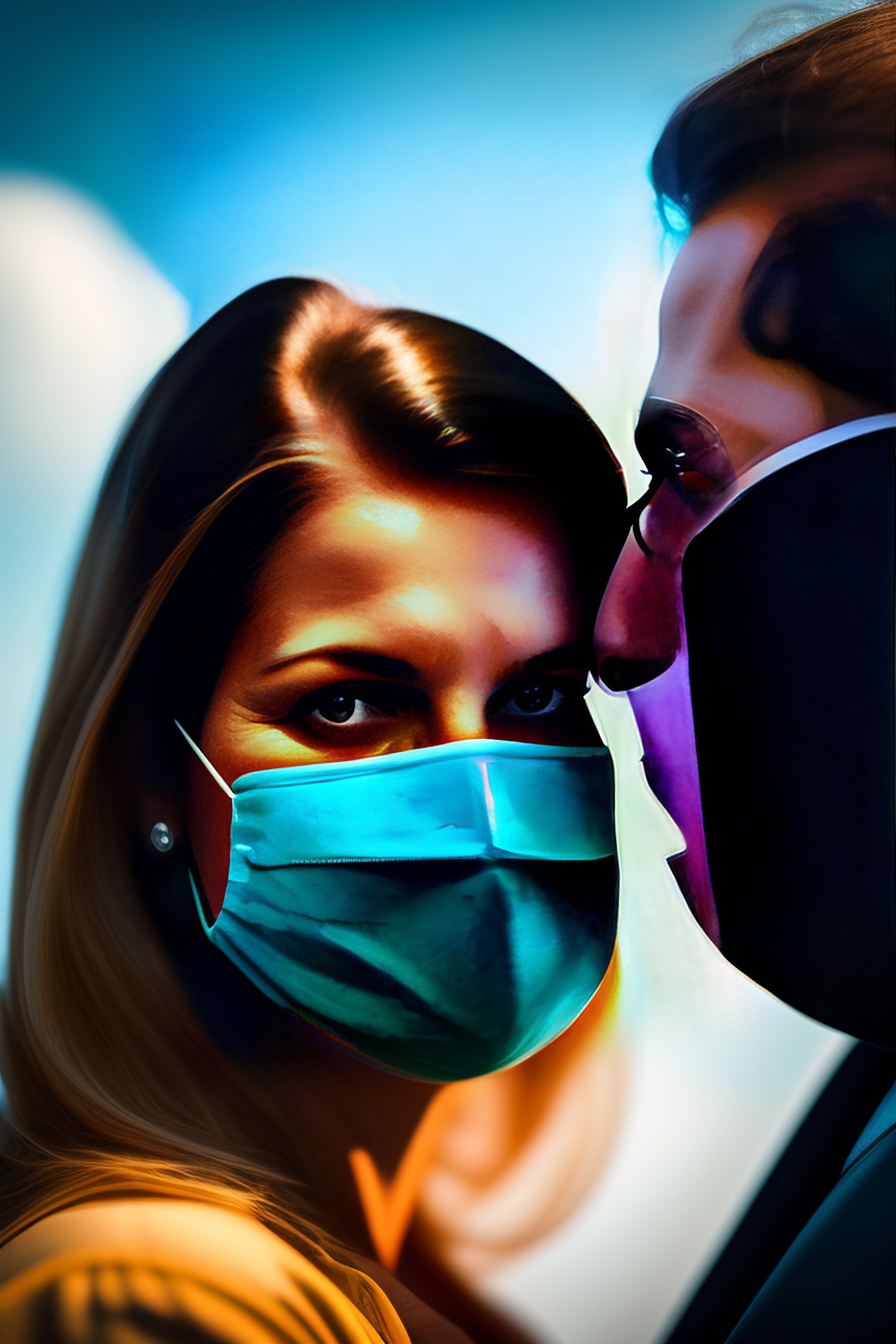 Lexica - Creepy mom with anonymous mask