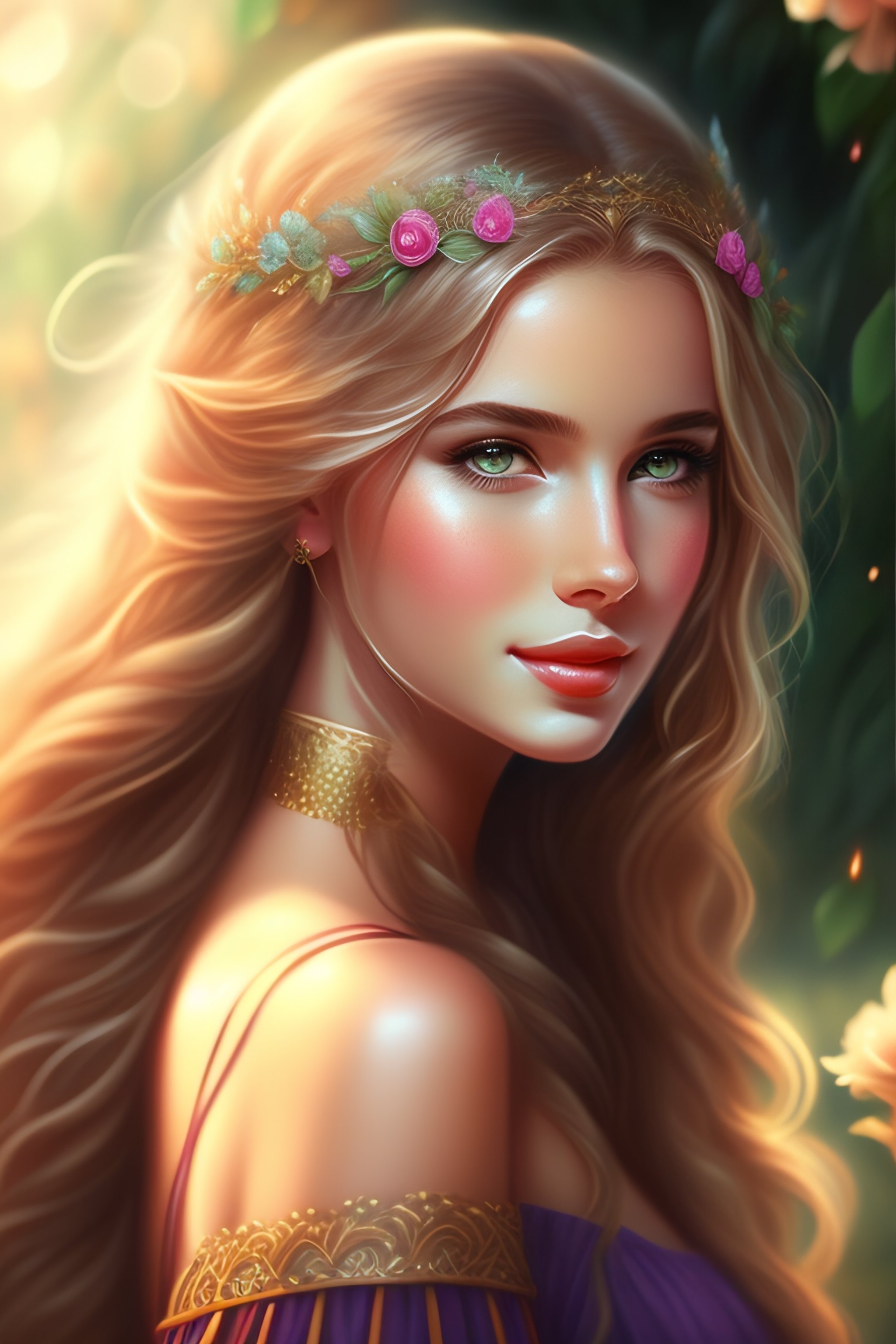 Lexica - Realistic beautiful gorgeous natural cute, fantasy, elegant ...